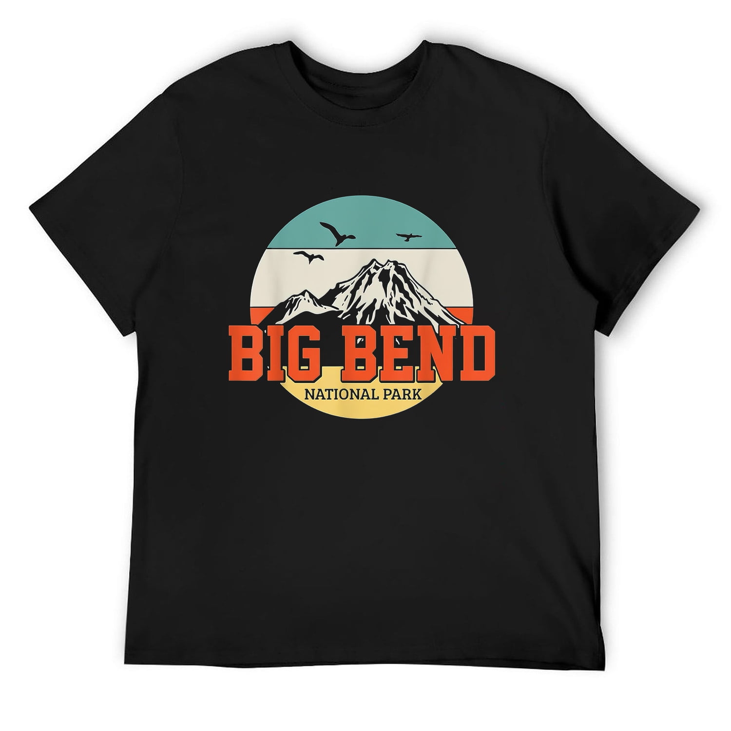 Mens Big Bend National Park T-Shirt Black Small - Walmart.com