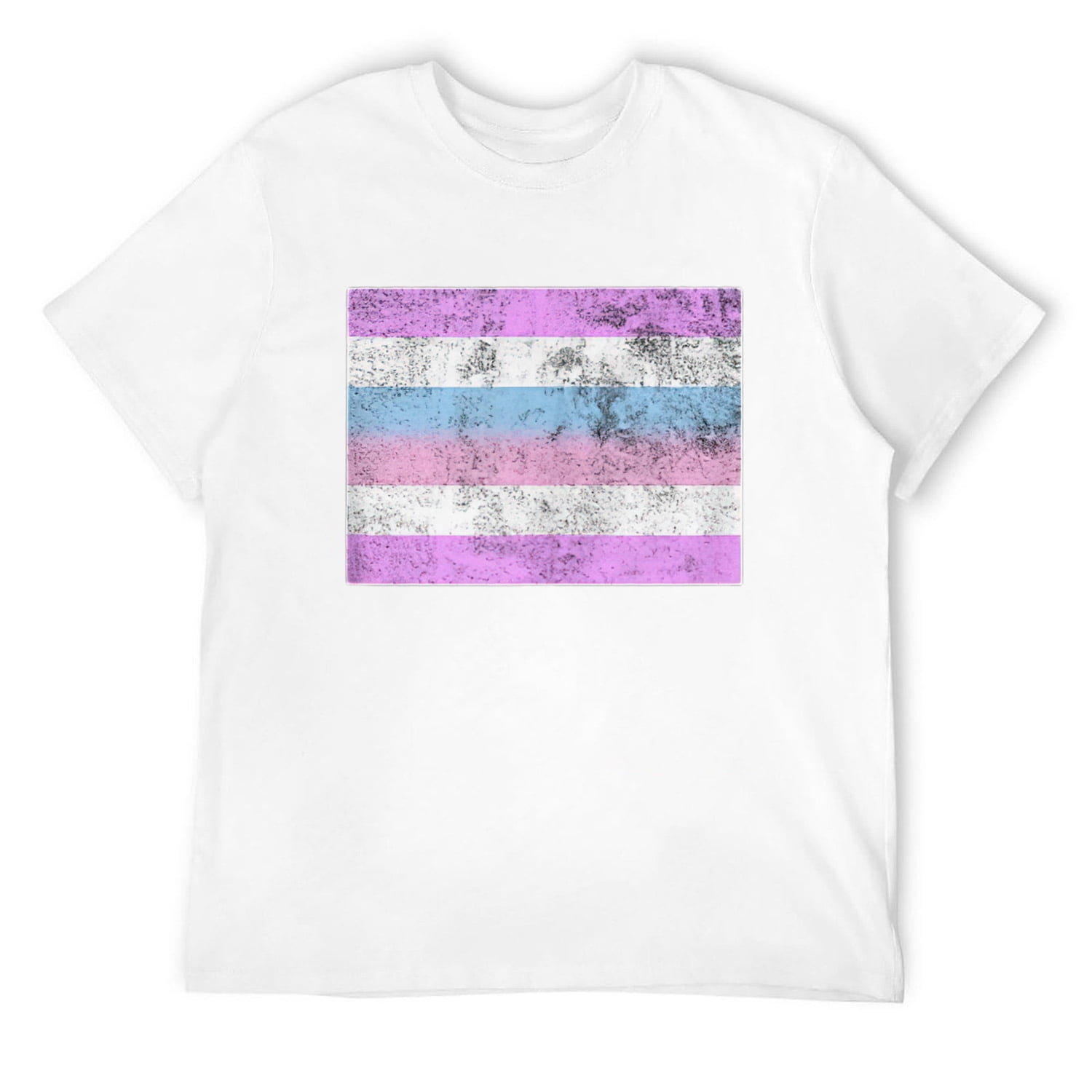 Mens Bigender Pride Flag Identity Lgbt Gay Graphic T Shirt White 4X-Large - Walmart.com