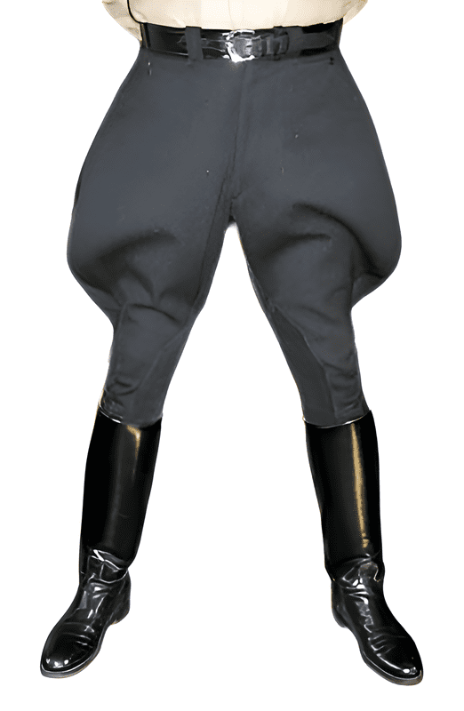 Mens Black Baggy Breeches Horse Riding Baggy Pants Jodhpur Trousers ...