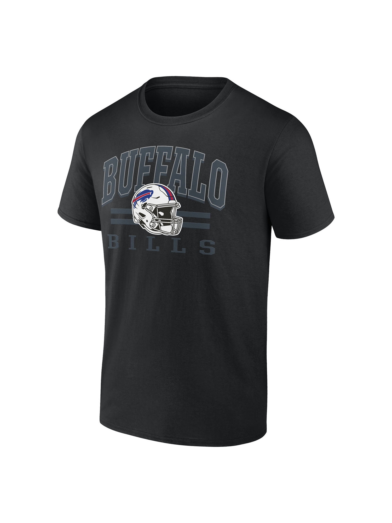 NFL Buffalo Bills Mens Black Color Cotton Short Sleeve Helmet Tee ...