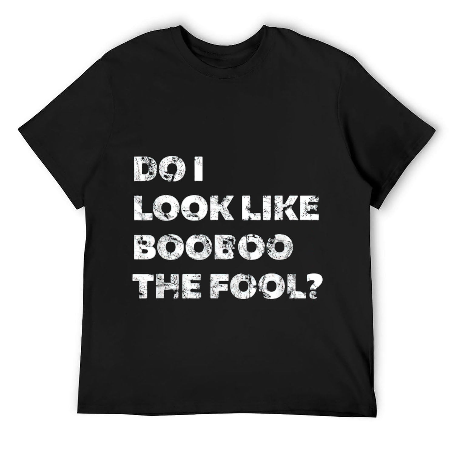 Mens Black Mom Booboo The Fool Quote Word Art design T-Shirt Black ...