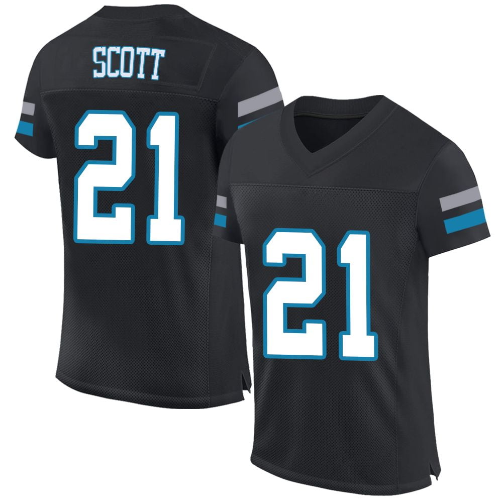 Mens Black Personalized Throwback Stitched Nick Jersey T Shirt ...
