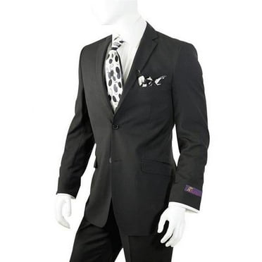 Mens Solid Gray Slim Fit Suit Vent Online Discount Fashion Sale Cheap ...