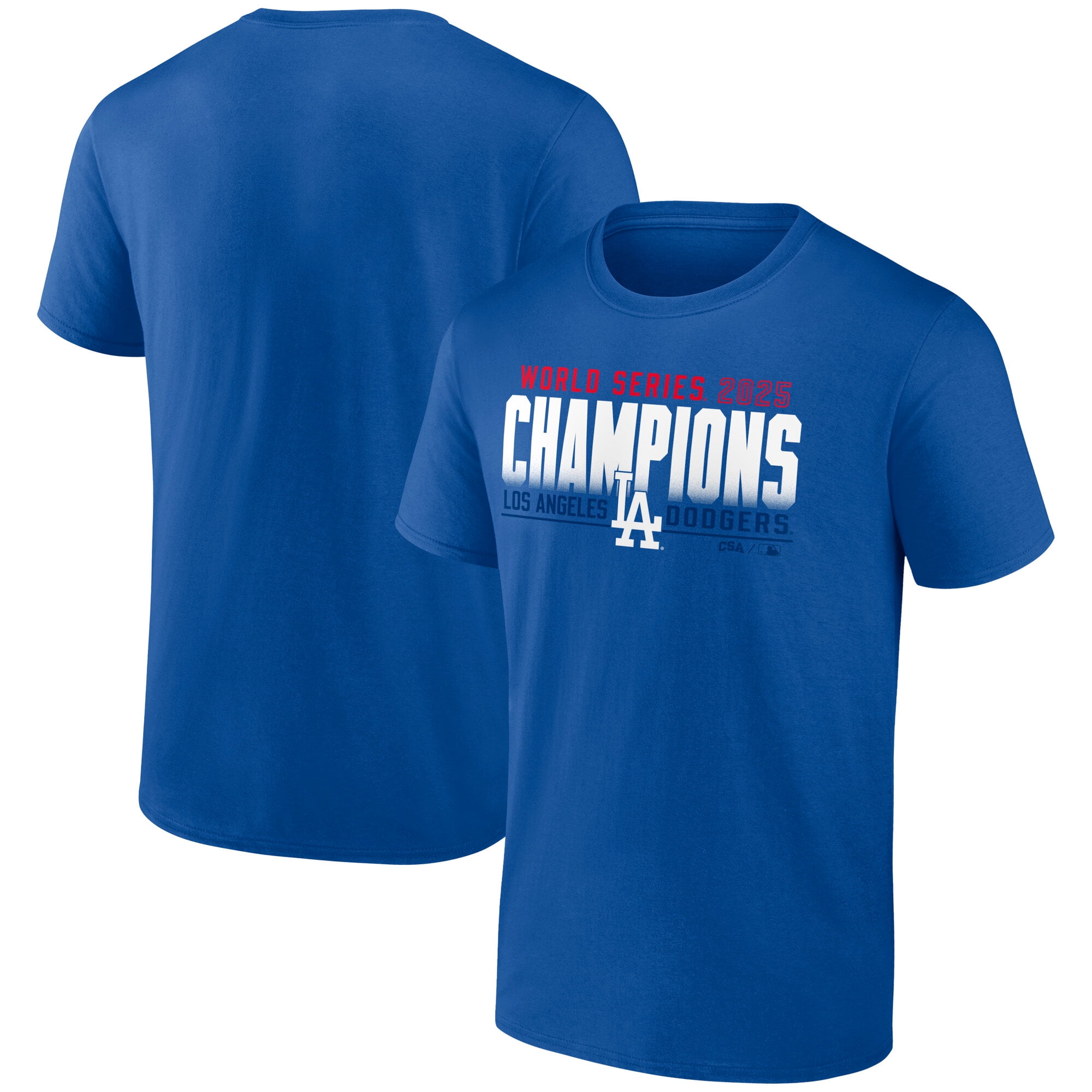 Los Angeles Dodgers 2025 MLB World Series Champions Men's Short Sleeve ...