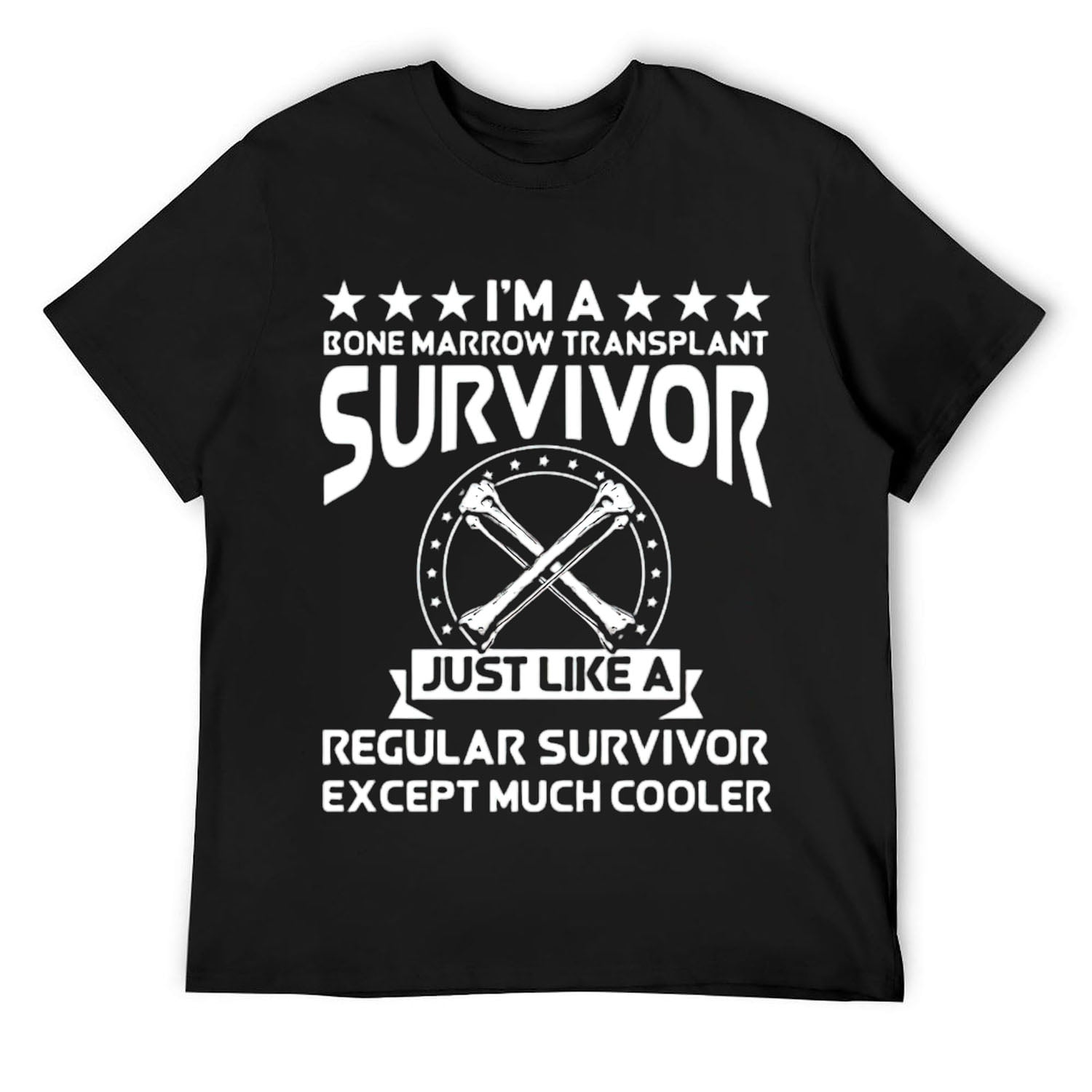 Mens Bone Marrow Transplant Survivor Merch - Top Survivor Design T ...