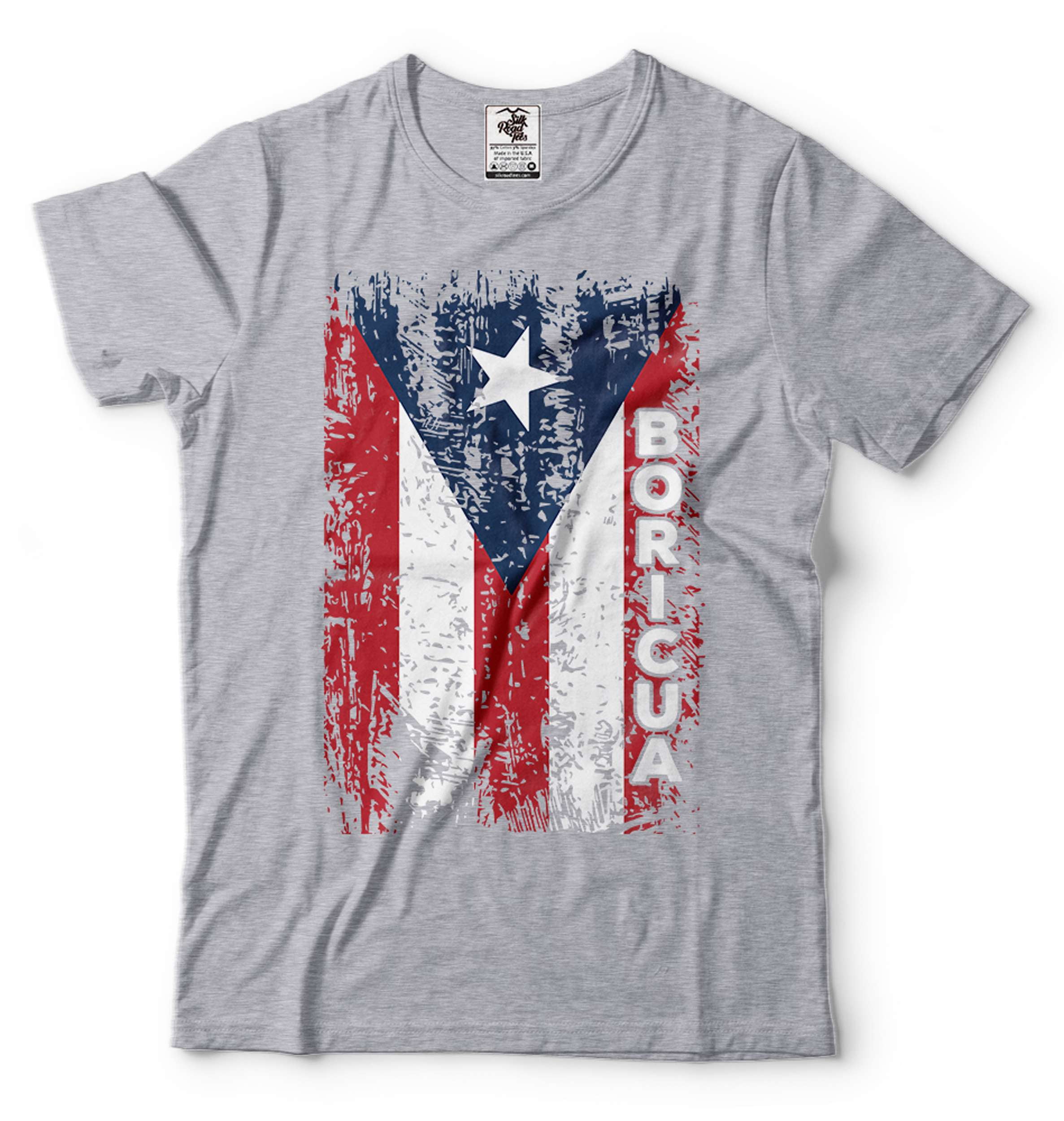 Mens Boricua T-shirt Puerto Rico Shirt Puerto Rico National Flag ...