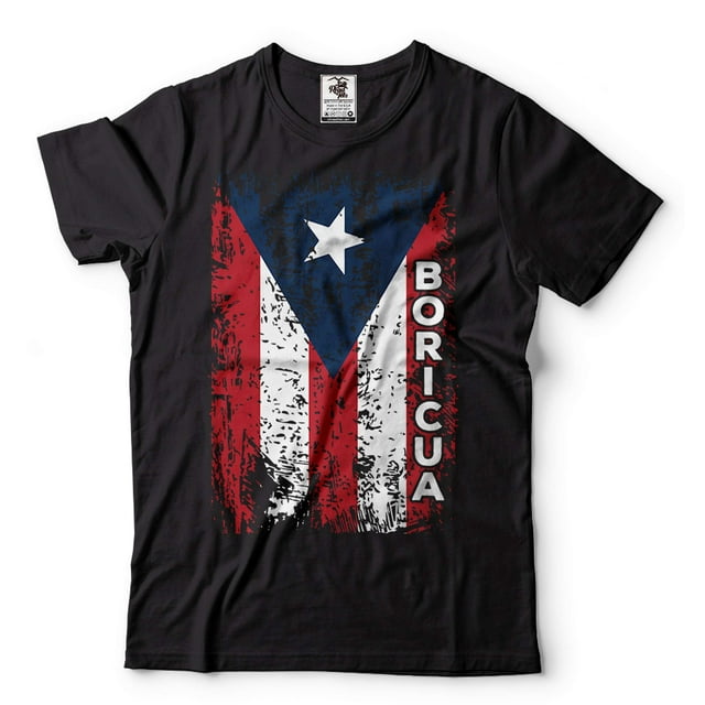Mens Boricua T-shirt Puerto Rico Shirt Puerto Rico National Flag ...