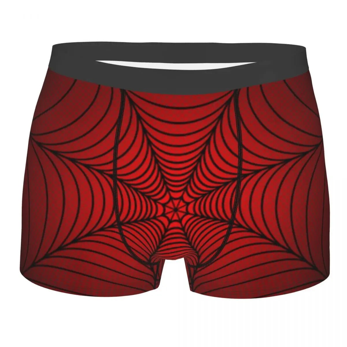 Mens Boxer Underwear Spider Web Underpants Male Panties Pouch Short ...