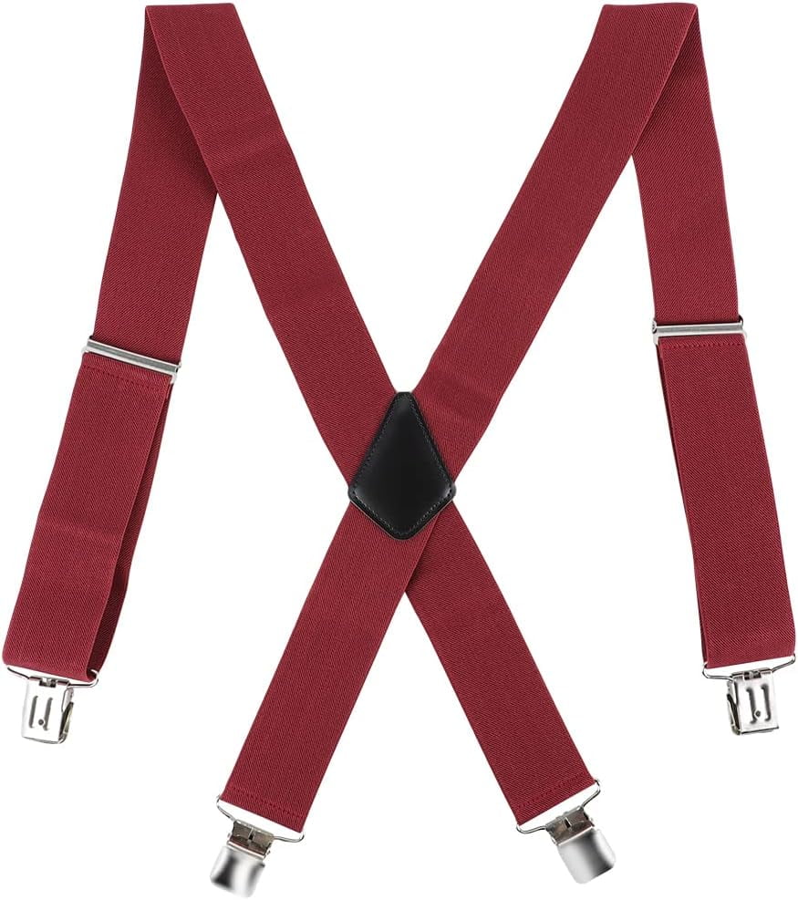 Mens Braces For Trousers With Strong Clips Metal Clip Adjustable Wide 5 ...