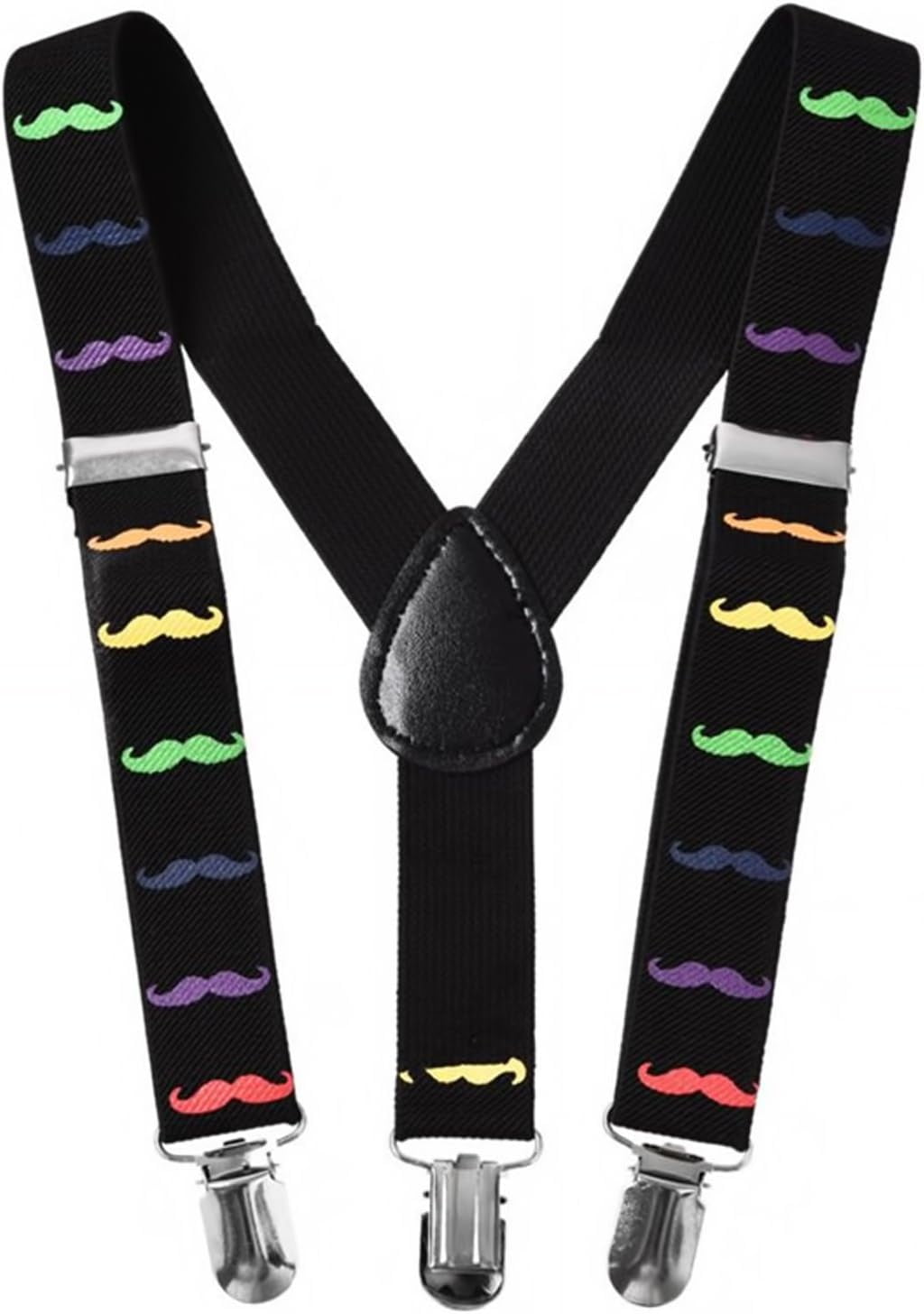 Mens Braces with Very Strong Metal Clips Heavy Duty Suspenders One Size ...