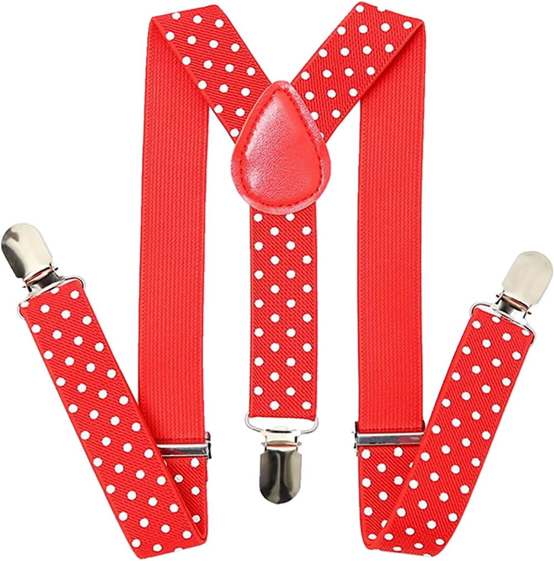 Mens Braces with Very Strong Metal Clips Heavy Duty Suspenders One Size ...
