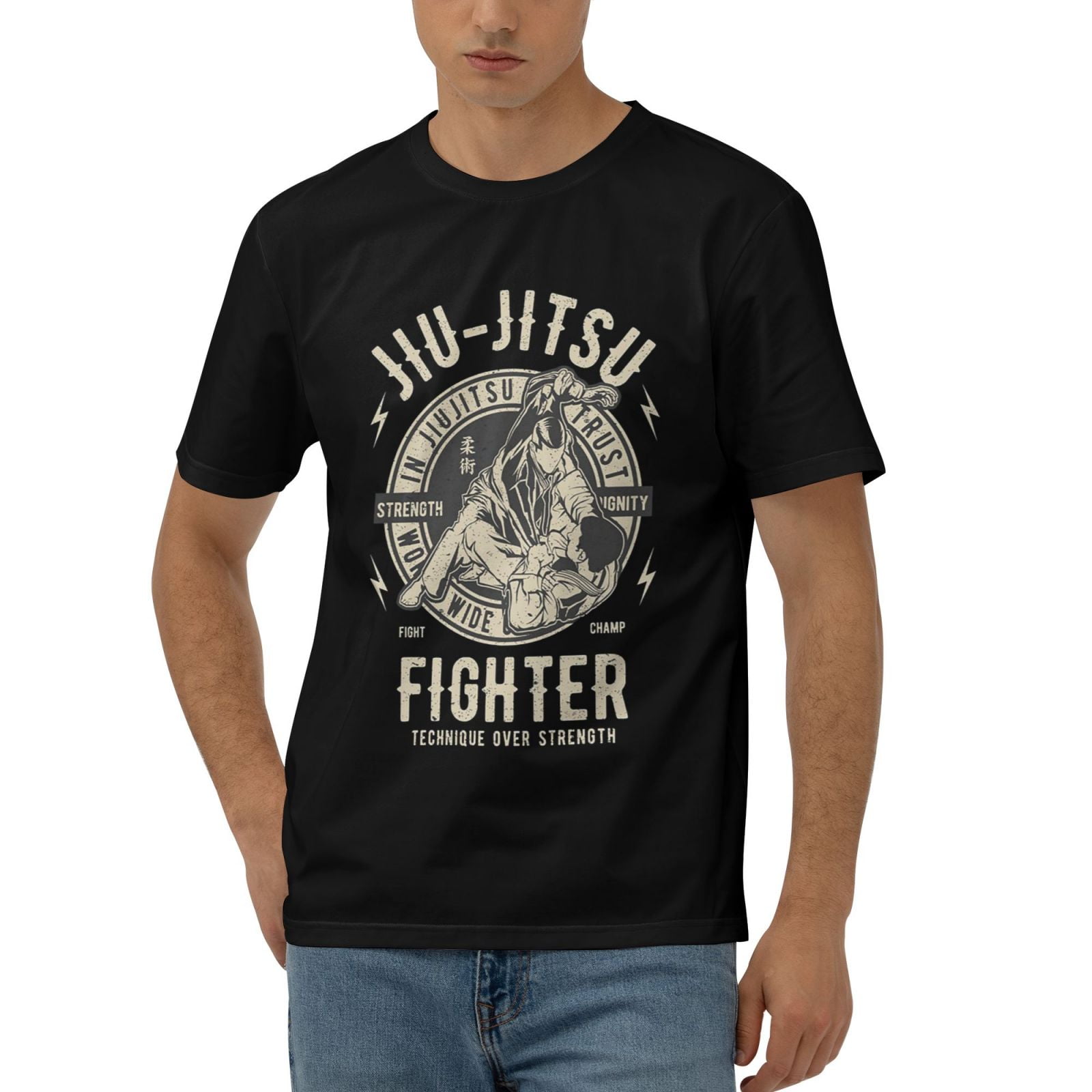 Mens Brazilian Jiu-Jitsu Figh Ter Fashion Music Tour 2024 Shirts ...