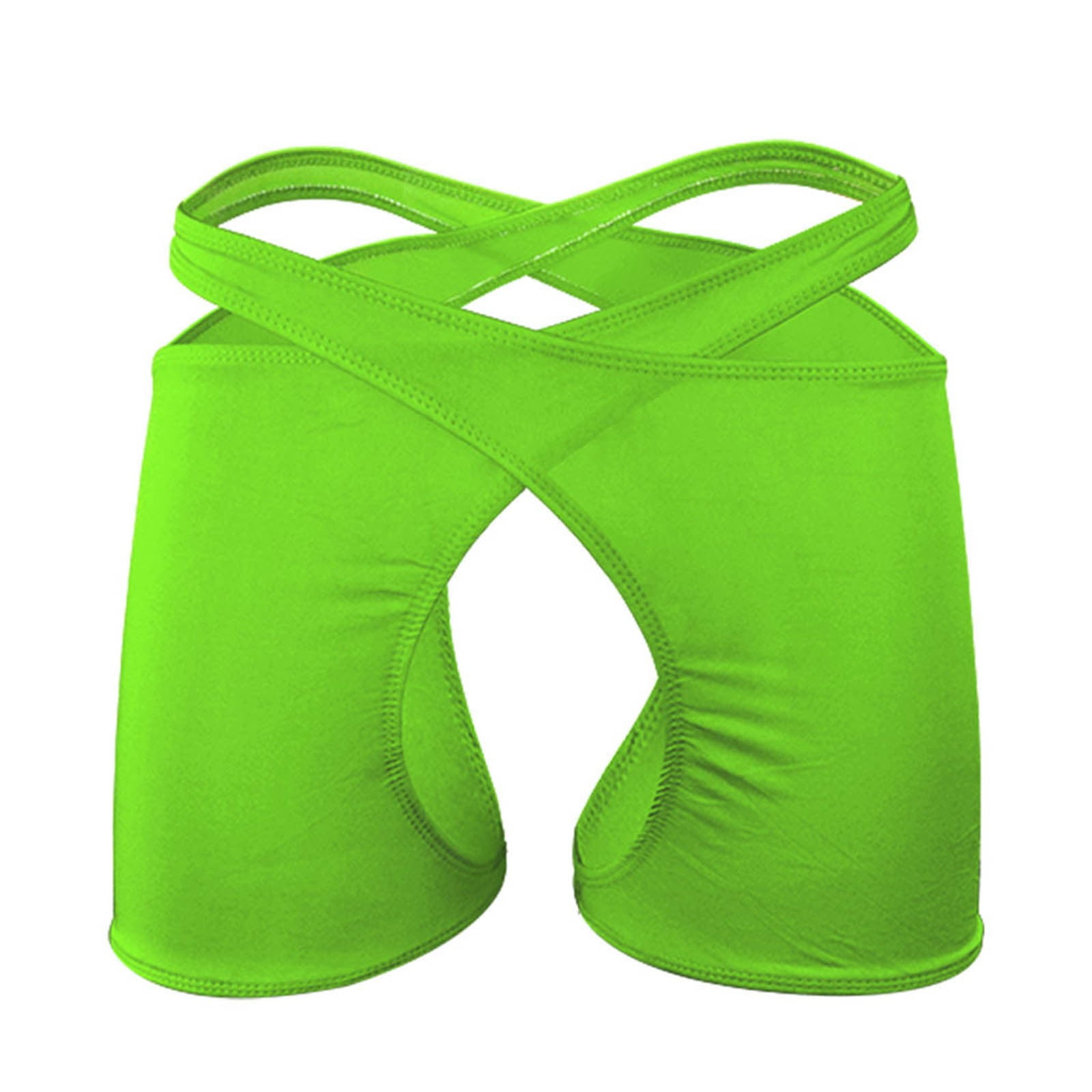 Mens Breathable Briefs with Crisscross Strap Back, High Leg Polyester ...
