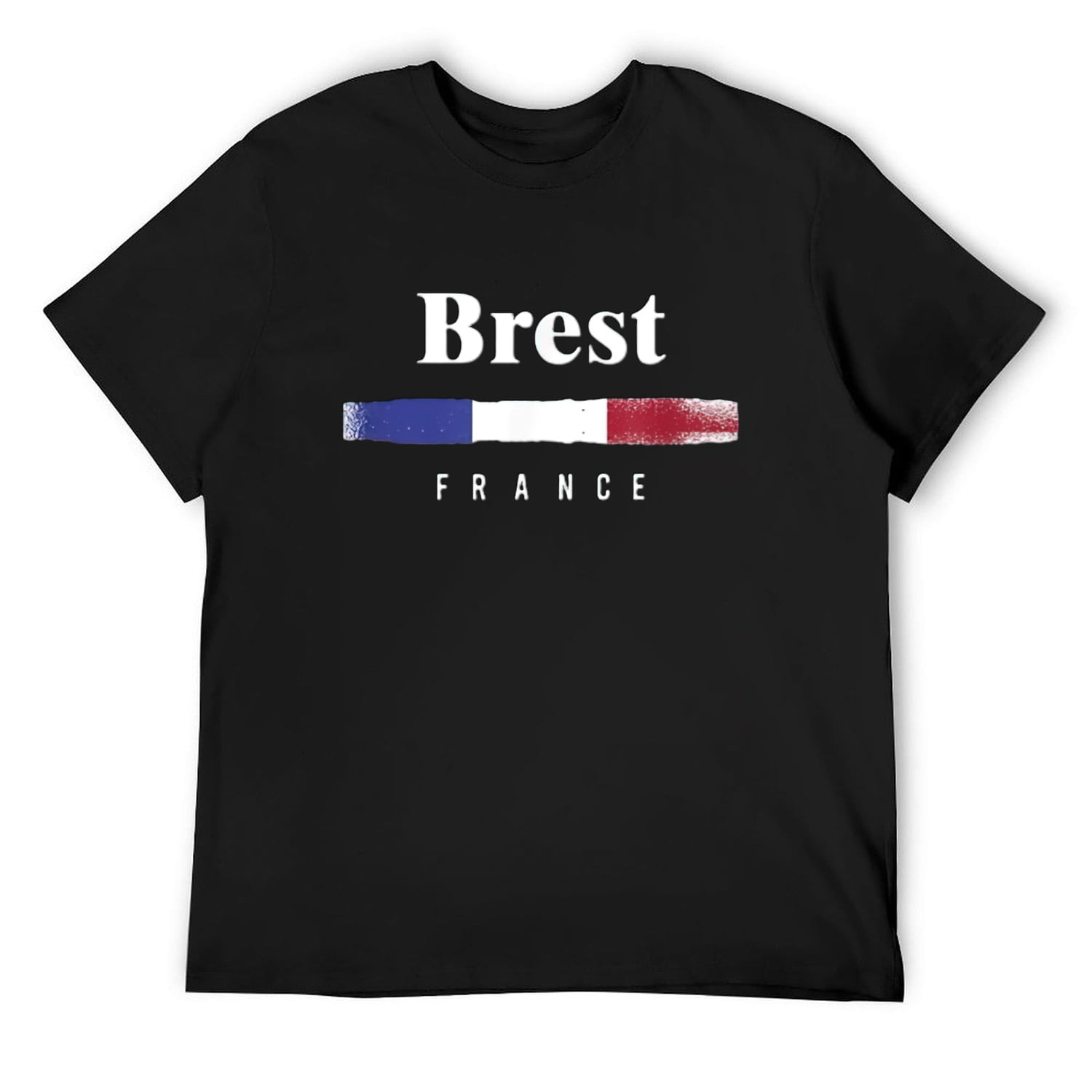 Mens Brest French | Flag | City Name In France T-Shirt Black Medium - Walmart.com