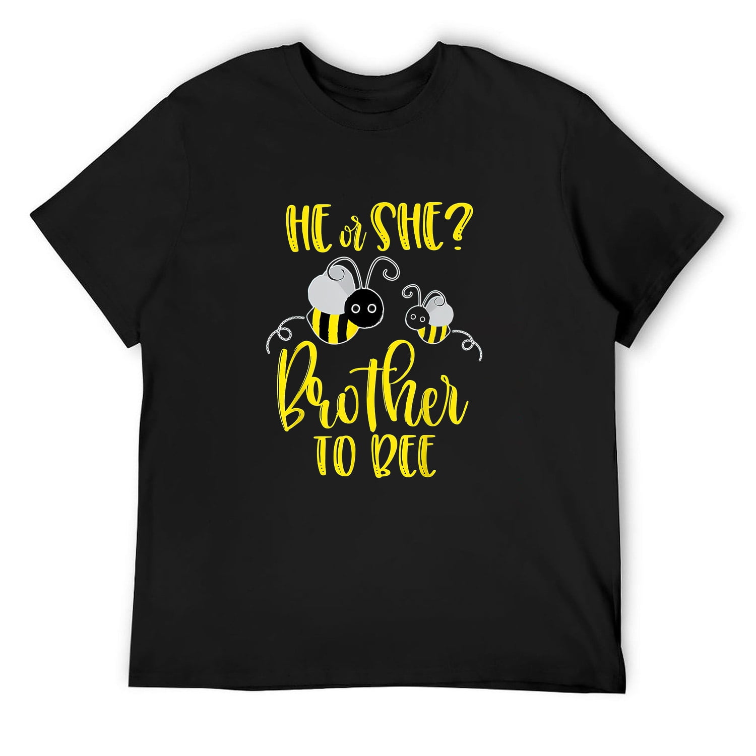 Mens Brother What Will It Bee Gender Reveal He or She Matching T-Shirt ...