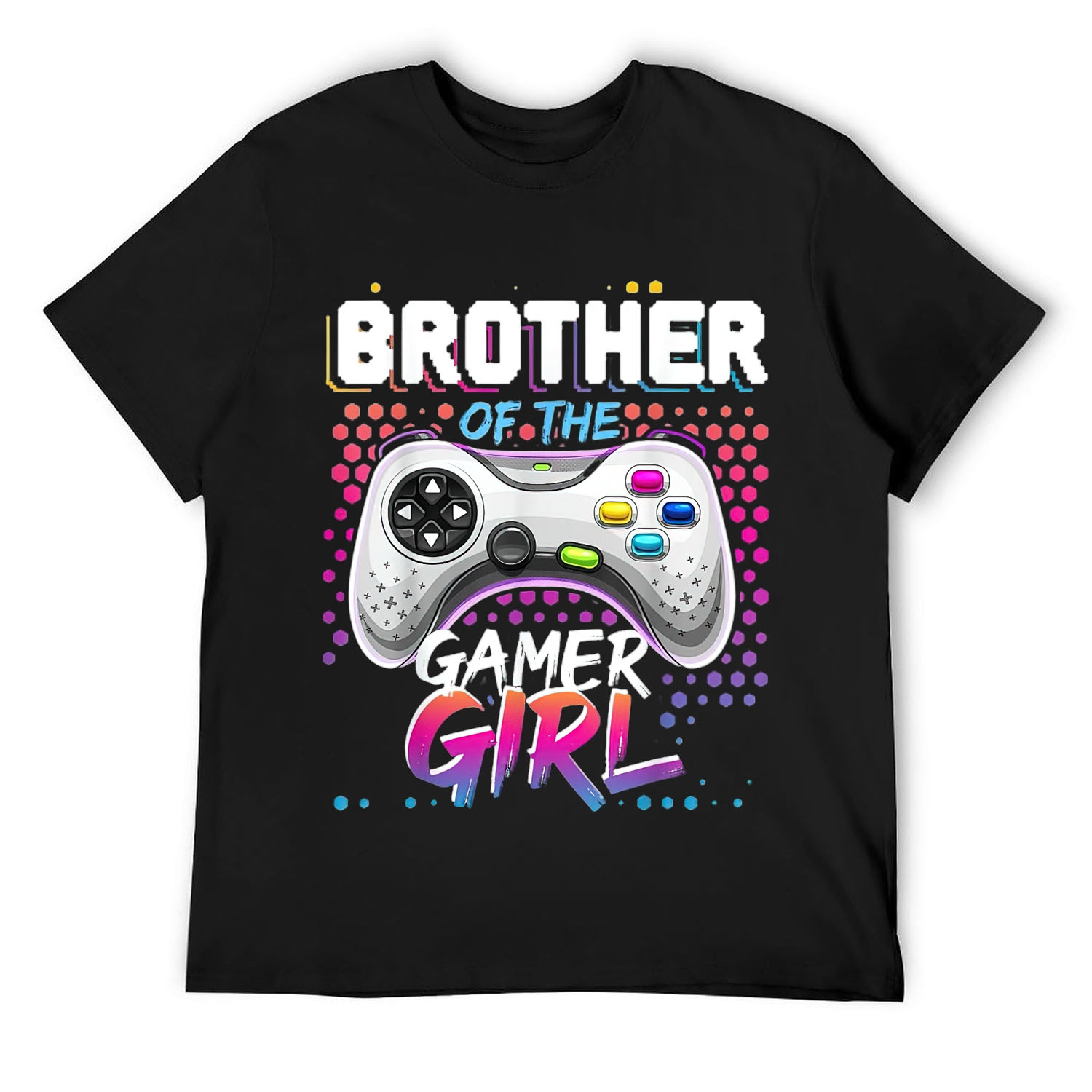 Mens Brother of the Gamer Girl Matching Video Game Birthday Gift T ...