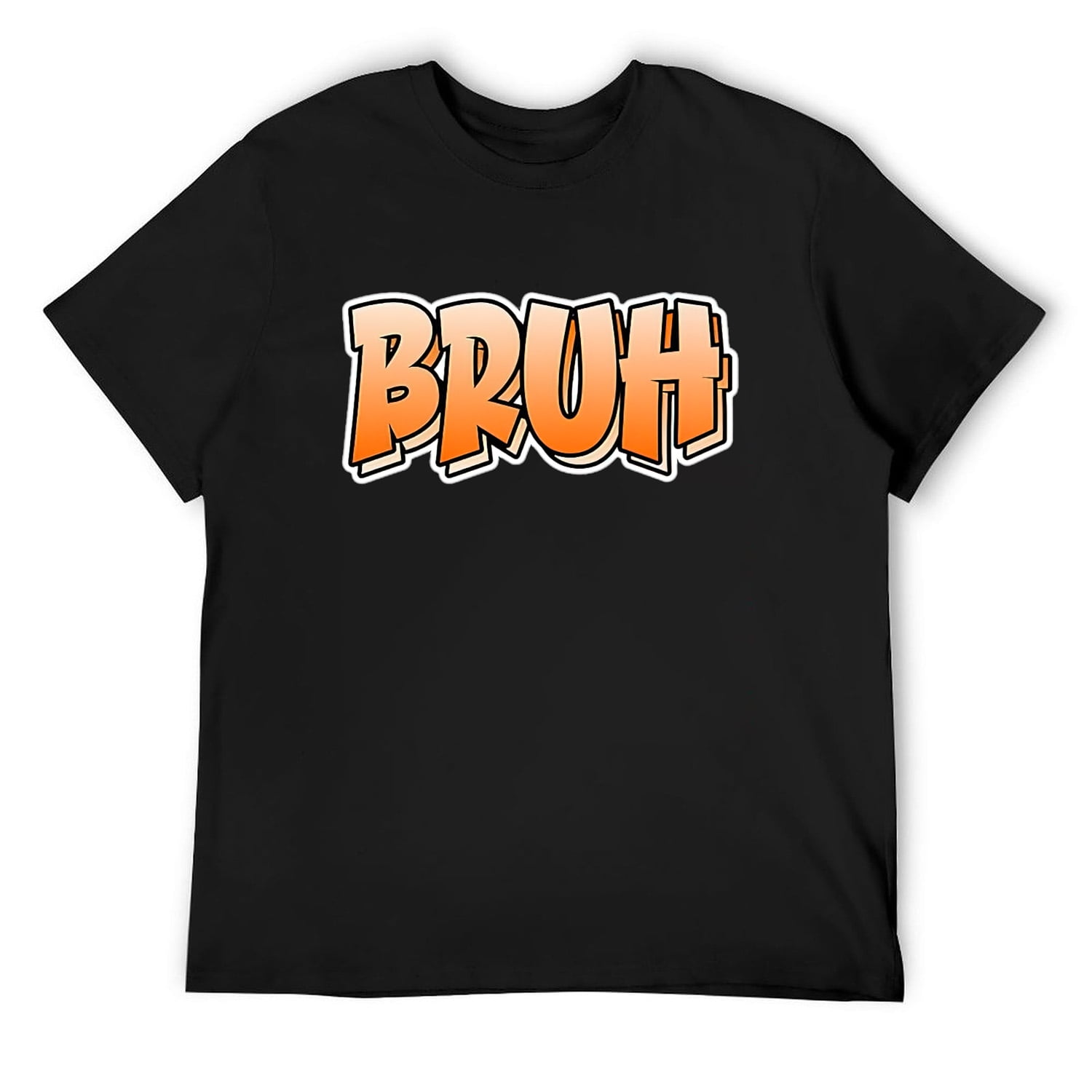 Mens Bruh | Graffiti Style Design That Says Bruh T-Shirt Black 4X-Large ...