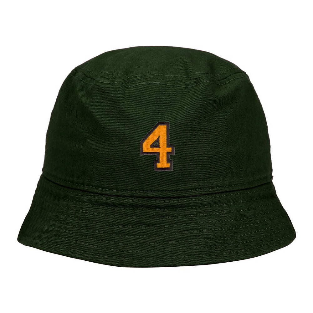 Mens Bucket Hat Baseball Letter 4 Embroidered Washed Cotton Classic ...