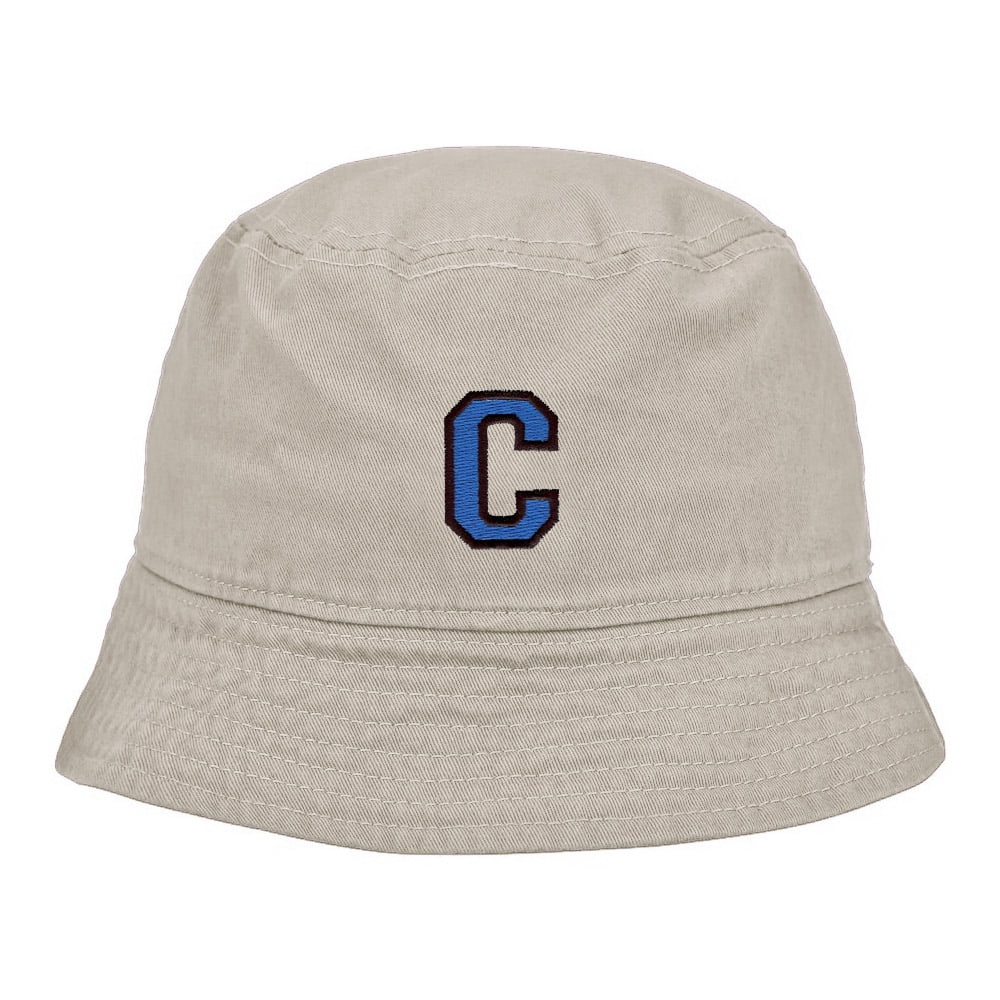 Mens Bucket Hat Sport Letter C Embroidered Washed Cotton Classic Bucket ...