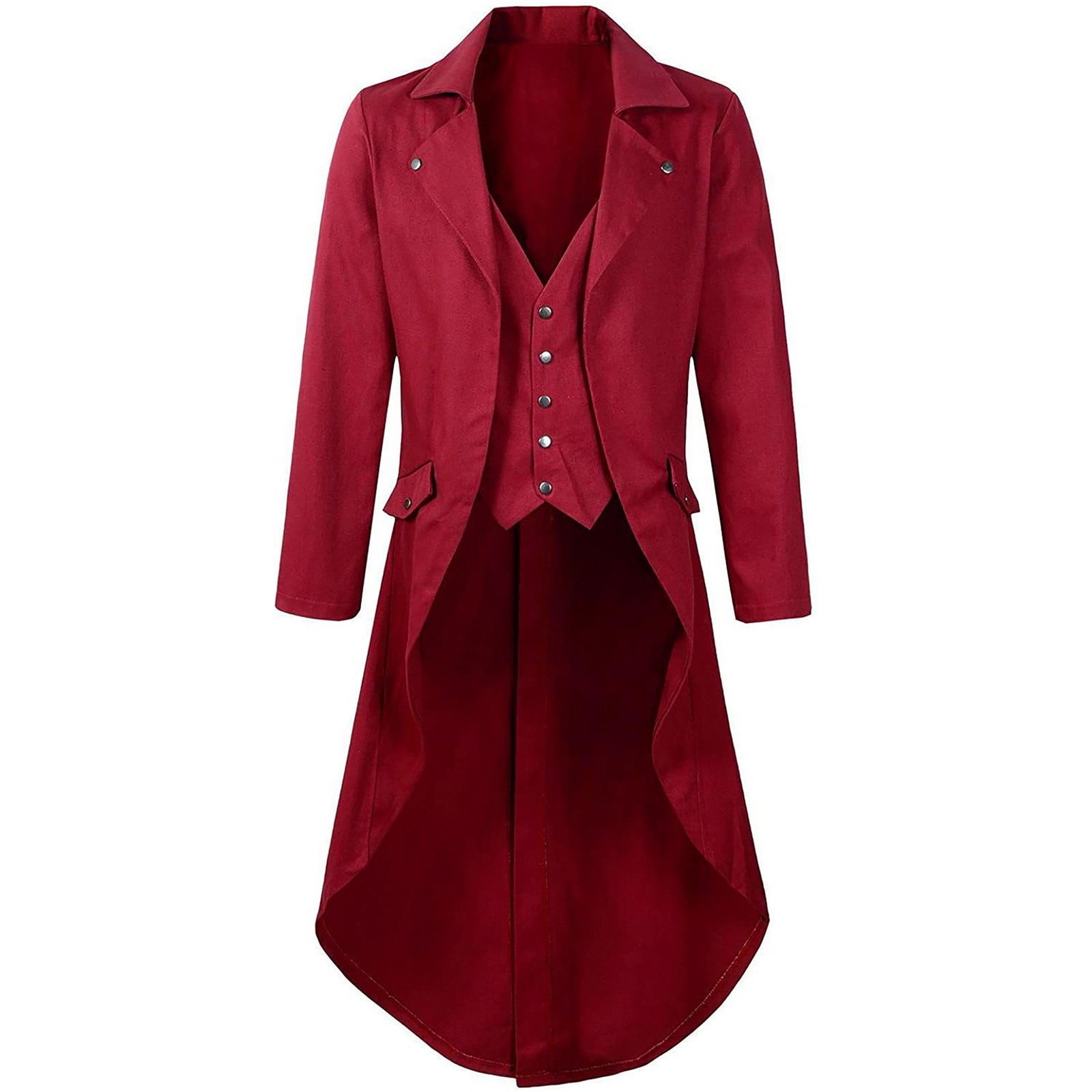 Mens Business Jacket Elegant Topcoat Couple's Solid Colorfull-Length ...