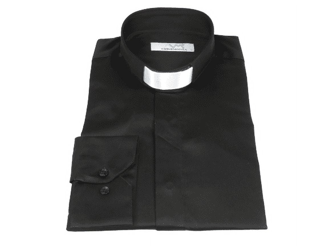 Mens CEREMONIA Clergy Pastor Priest Shirt 100% Cotton Turkey #stn 15 ...