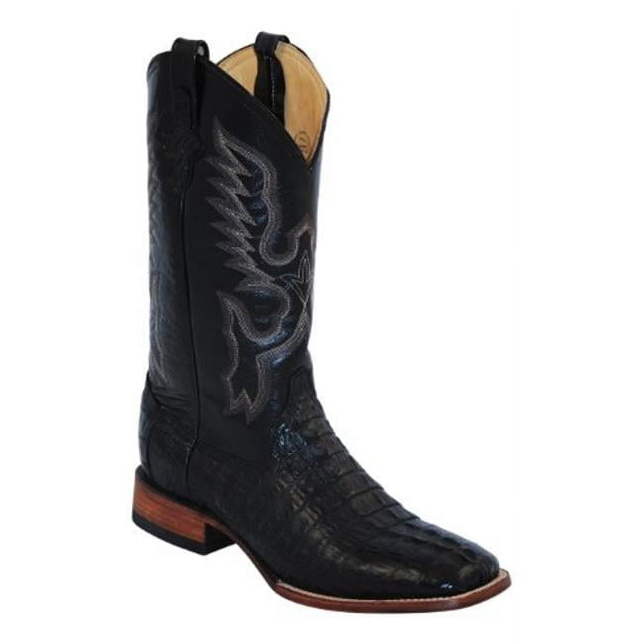Mens Caiman Body Square-Toe Boots Black, 9EE - Walmart.com