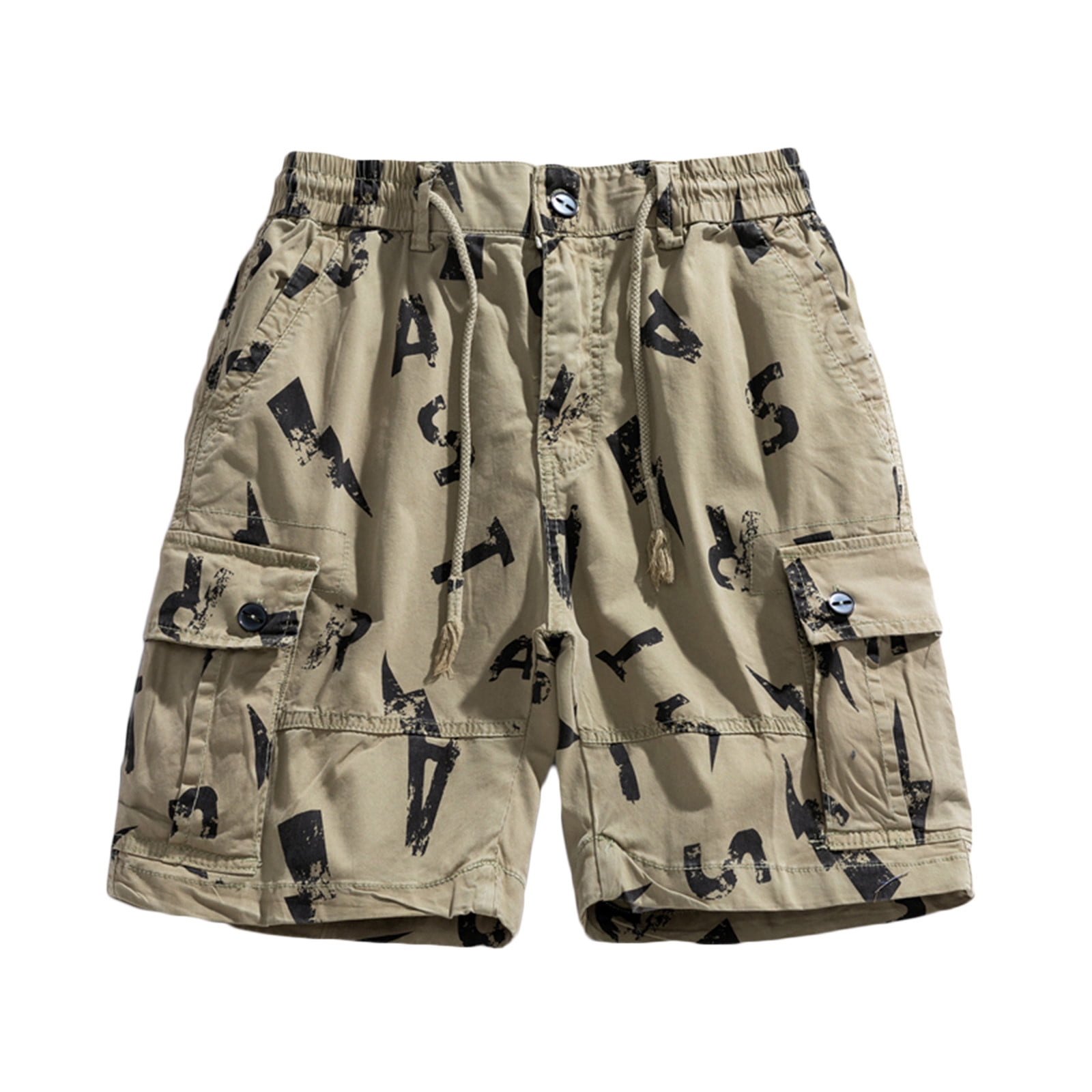 Mens Camo Cargo Shorts, Rugged Multi - Pockets, Summer Hunting ...