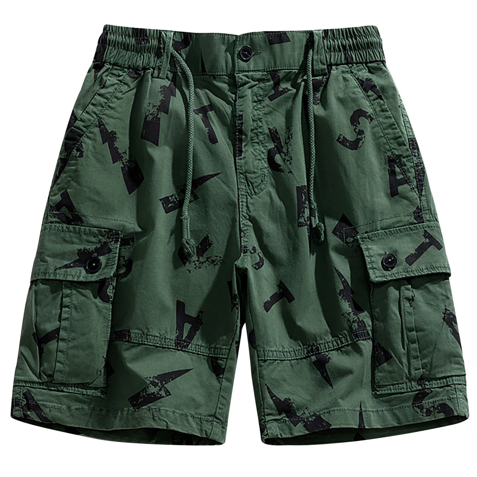 Mens Camo Cargo Shorts, Rugged Multi - Pockets, Summer Hunting ...