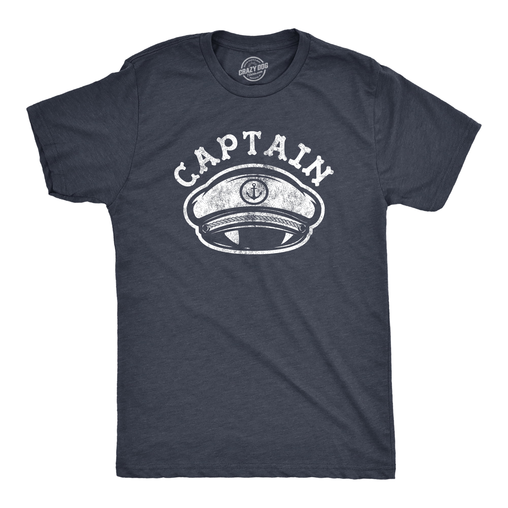 Mens Captain T Shirt Funny Boating Ocean First Mate Cruise Party Summer ...
