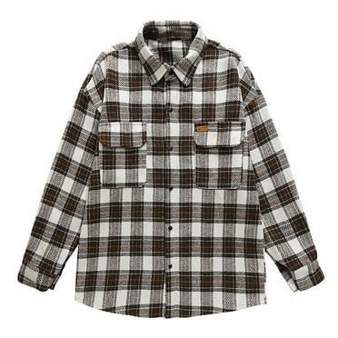 Wolverine Men's Thick Heavyweight Winter Button-Down Flannel Shirt ...
