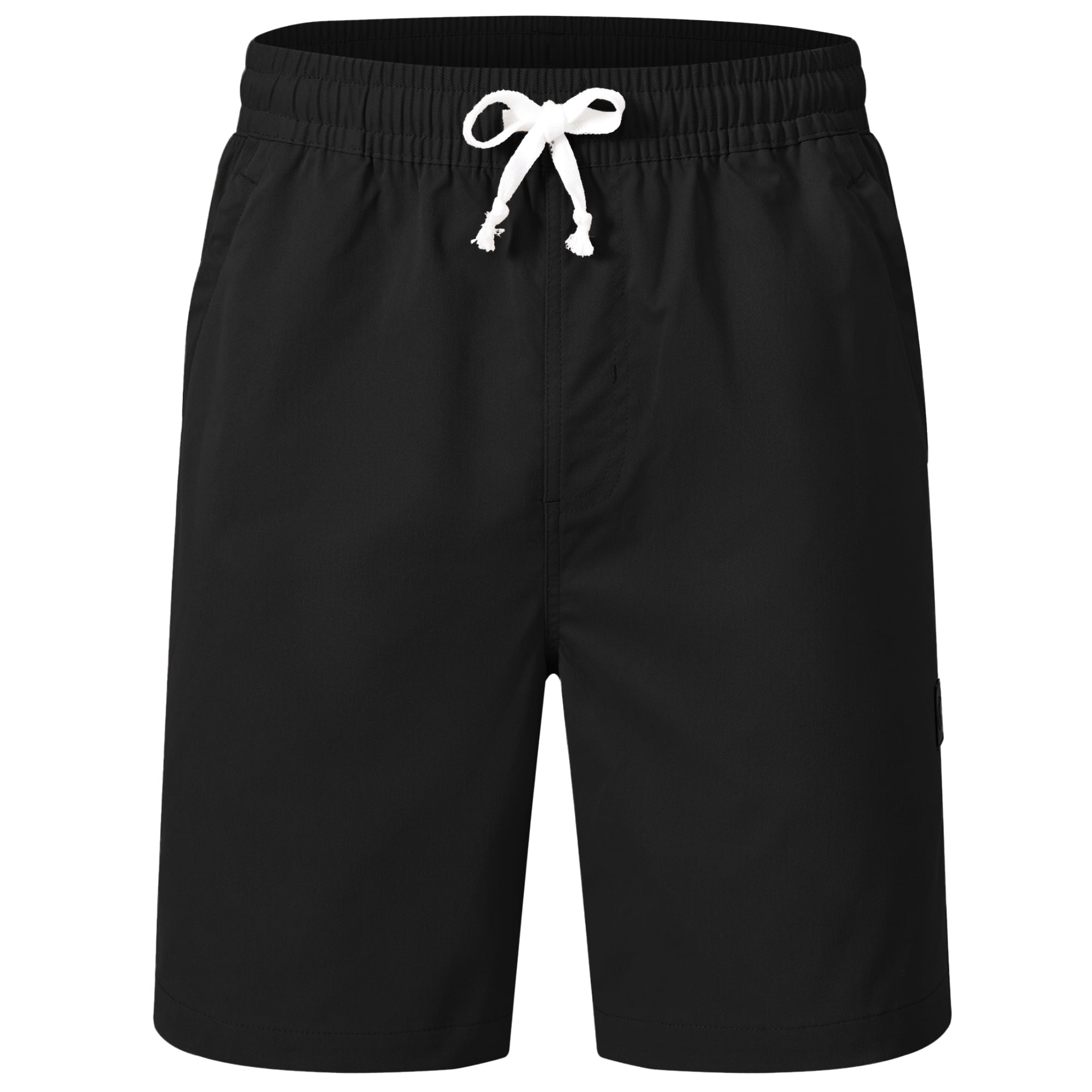 Mens Casual Shorts Cotton Drawstring Summer Beach Stretch Twill Chino ...