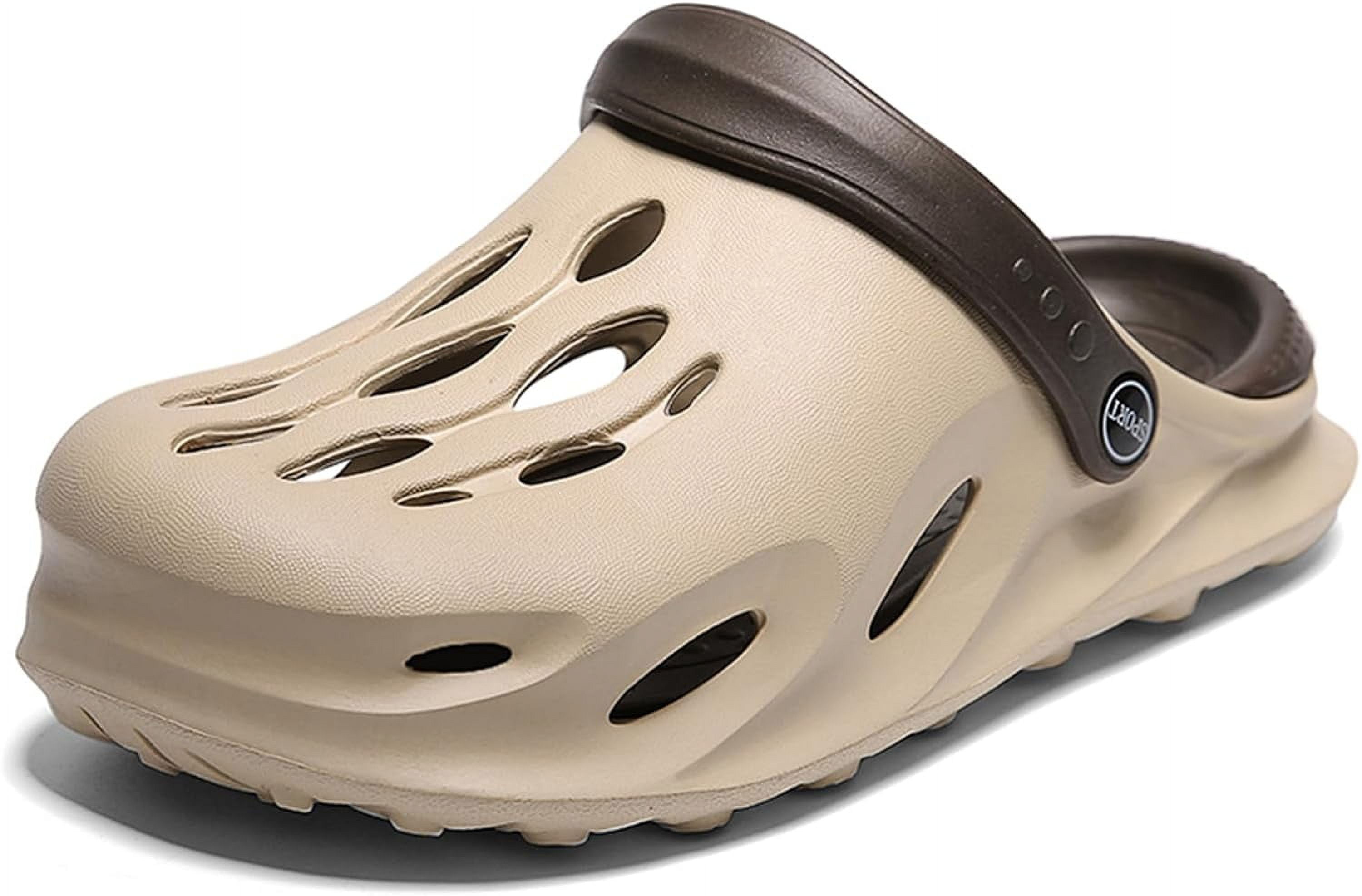 Mens Casual Slip-On Hollow Out Arch Support Clogs Garden Shoes Slip-on ...