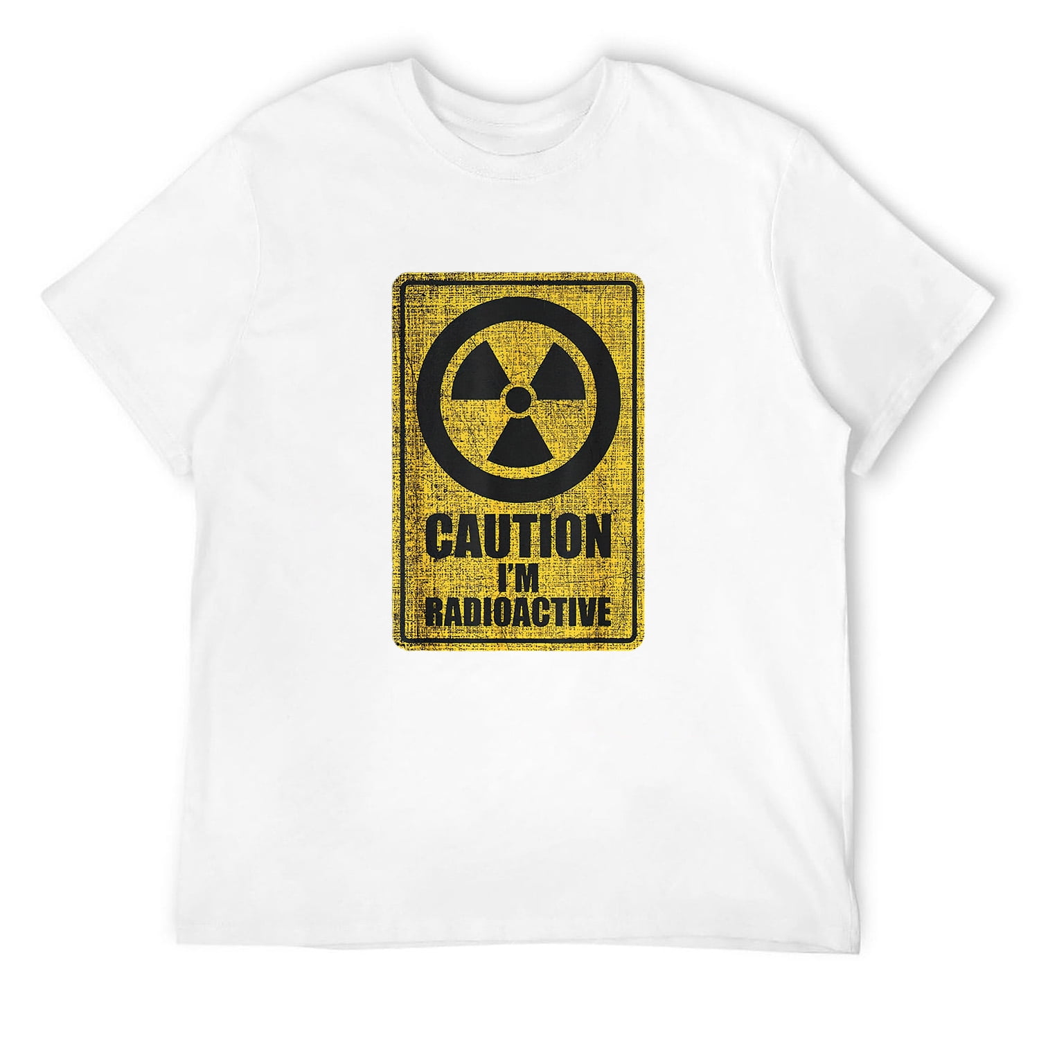 Mens Caution I'm Radioactive - Radiation Therapy Chemo X-Ray T-Shirt ...