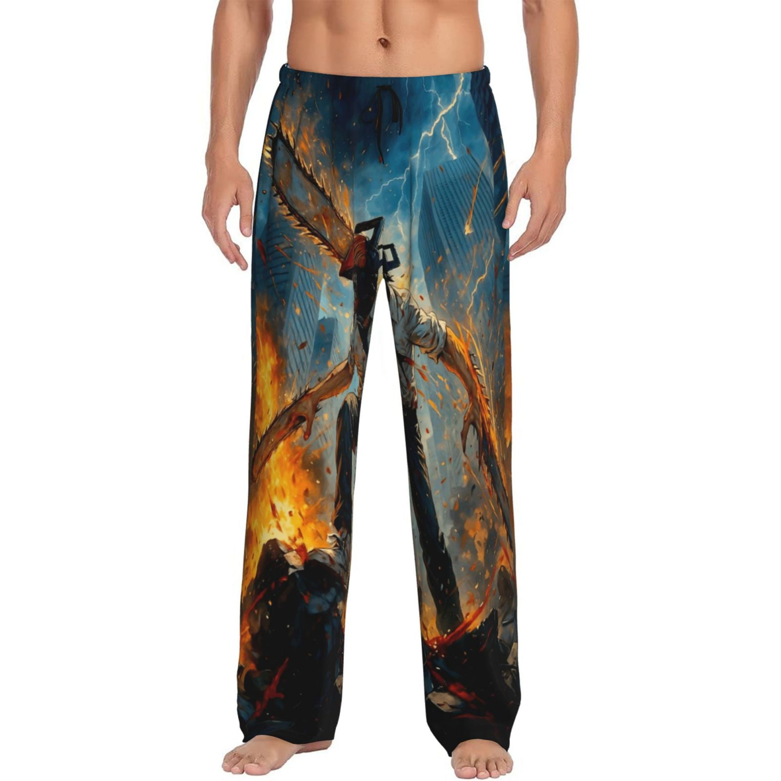 Mens Chai-Nsa,w Anime Men Pajama Pants Soft Lightweight Pajama Pants ...