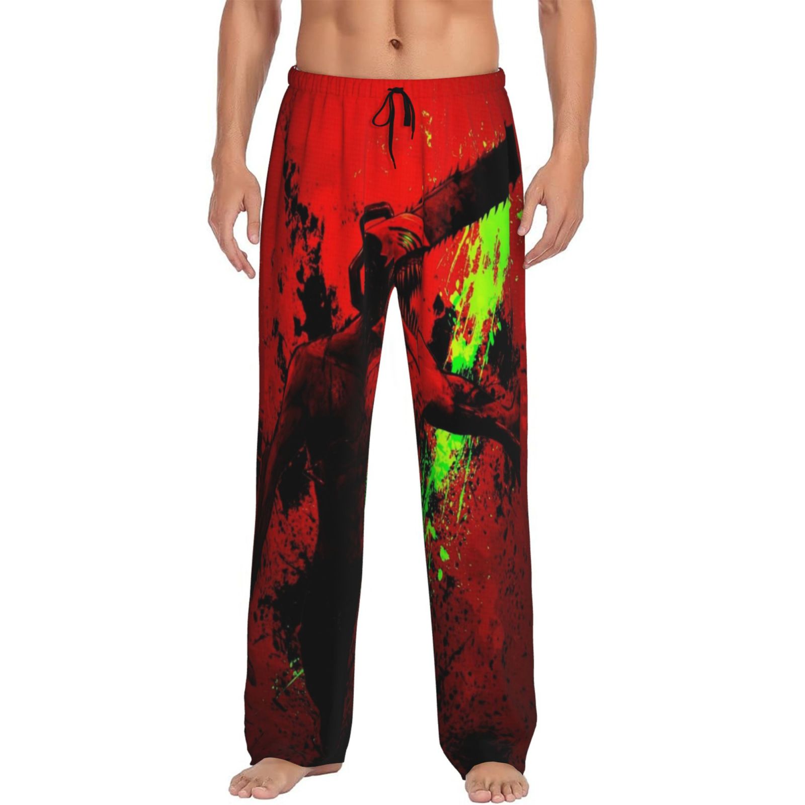 Mens Chai-Nsa,w Anime Men Pajama Pants Soft Lightweight Pajama Pants ...
