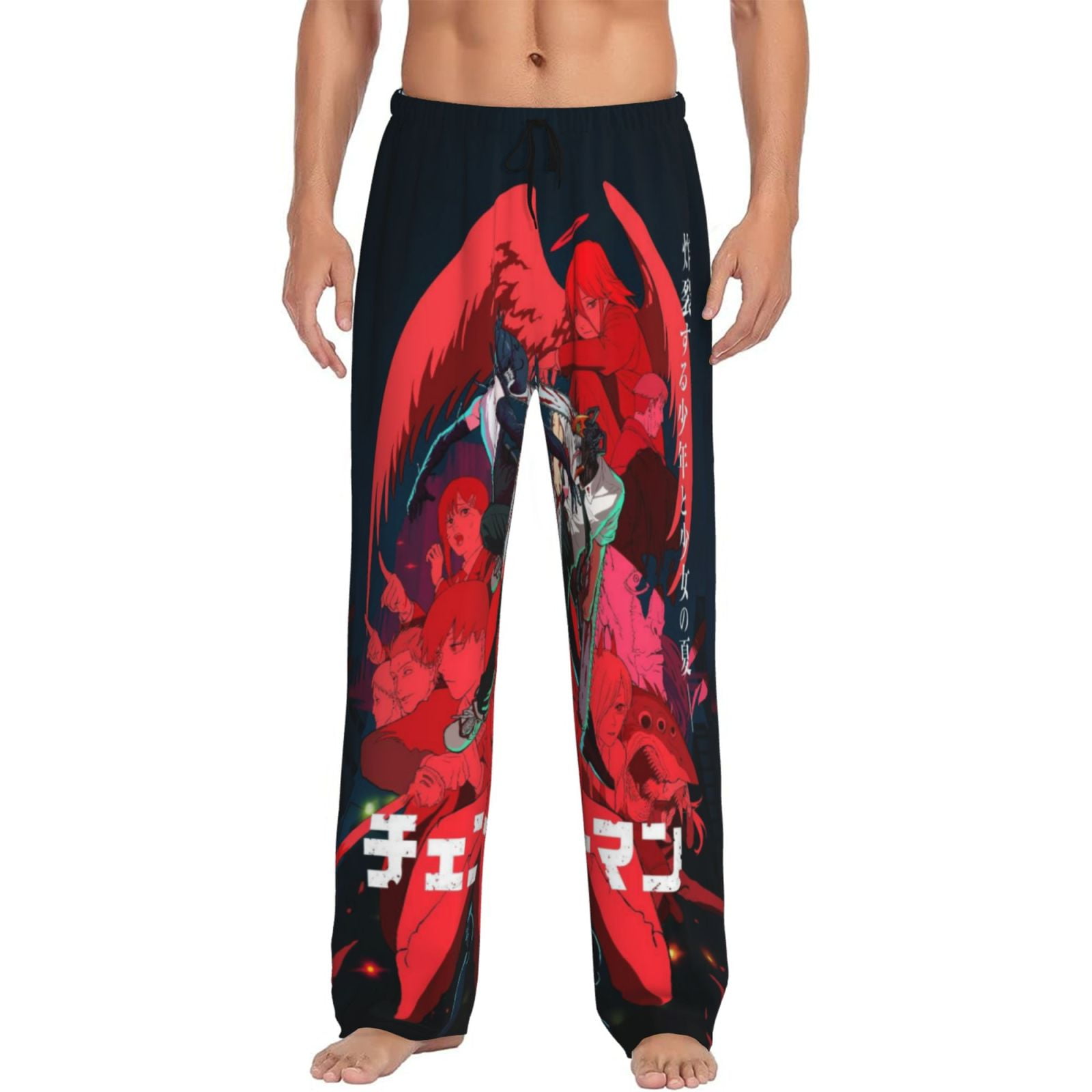 Mens Chai-Nsa,w Anime Men Pajama Pants Soft Lightweight Pajama Pants ...