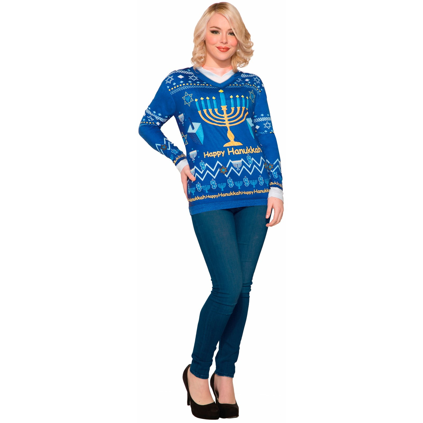 Mens Chanukah Sweater - Walmart.com