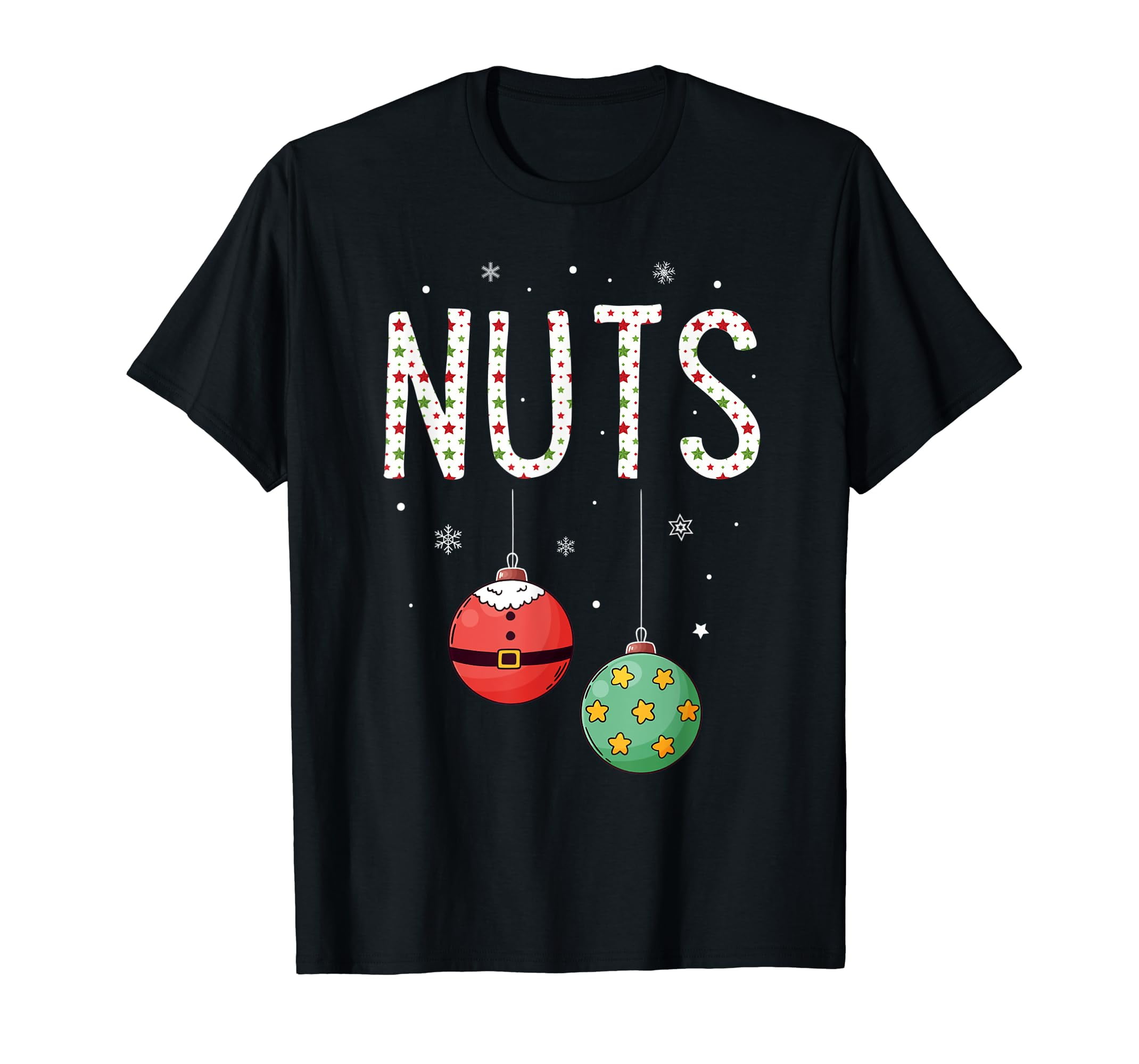 Mens Chest Nuts Matching Funny Christmas Couples Chestnuts Nuts T-Shirt ...
