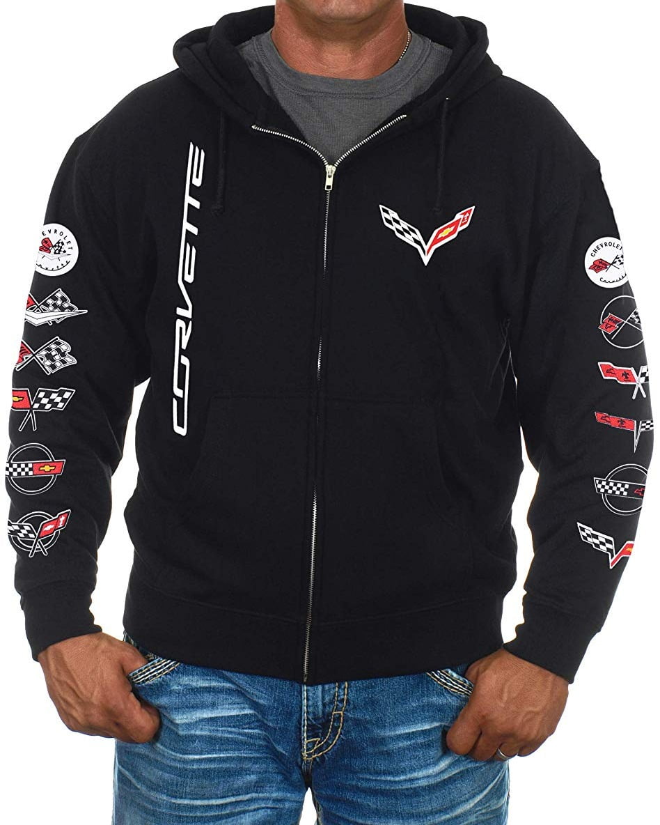 Mens Chevy Corvette Hoodies - Walmart.com