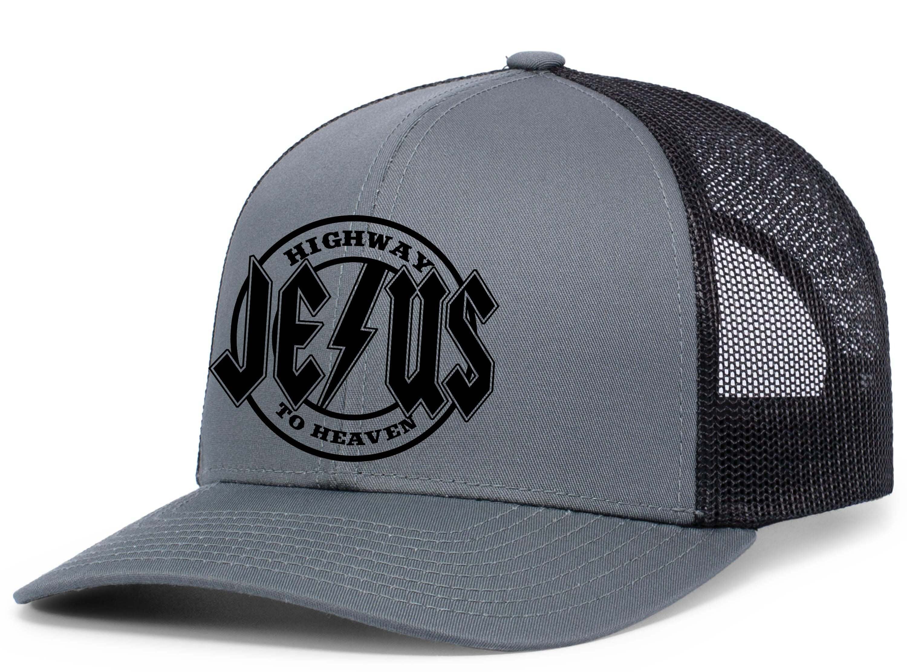 Mens Christian Hat Highway to Heaven Jesus Mens Christian Mesh Back ...