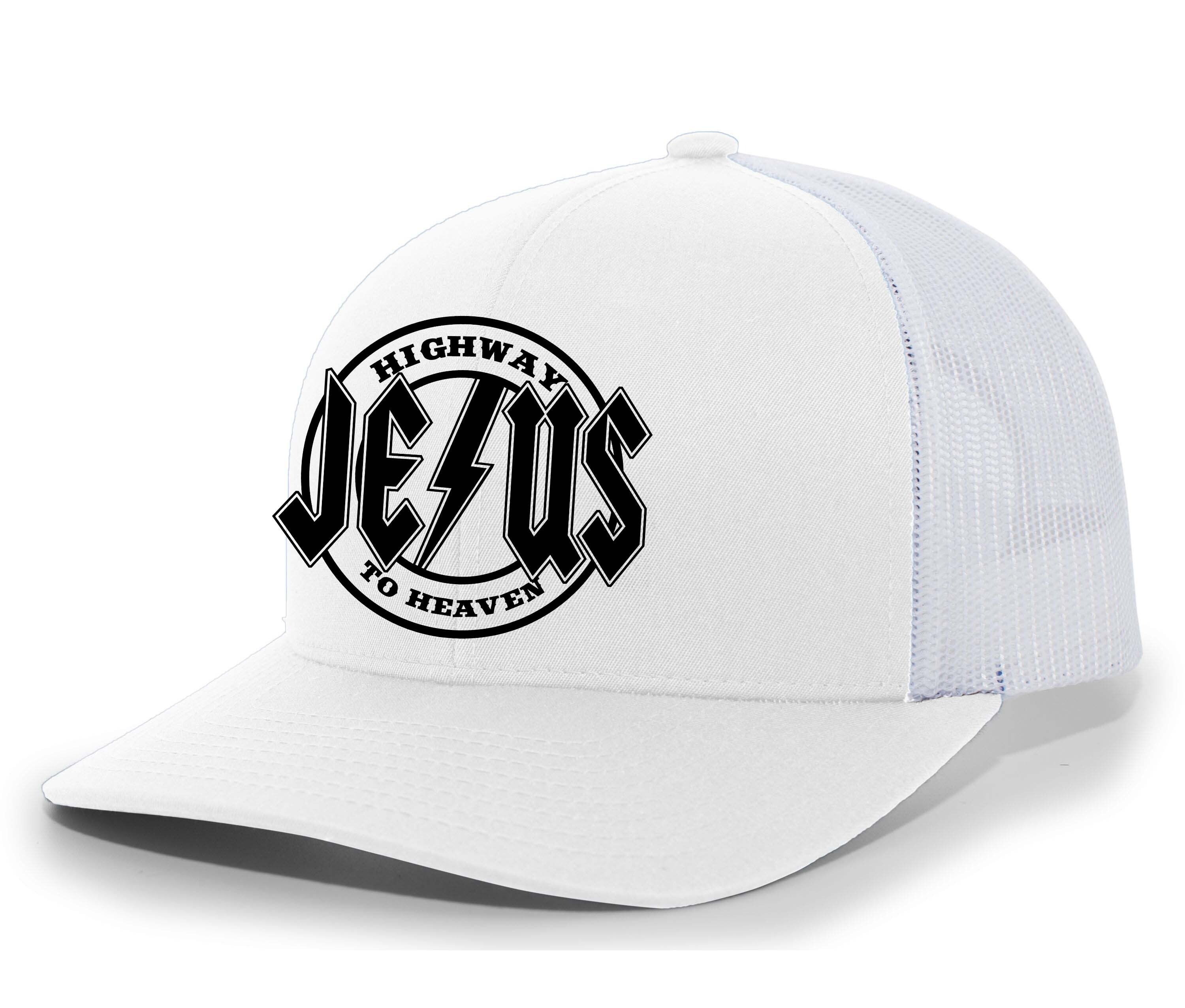 Mens Christian Hat Highway to Heaven Jesus Mens Christian Mesh Back ...