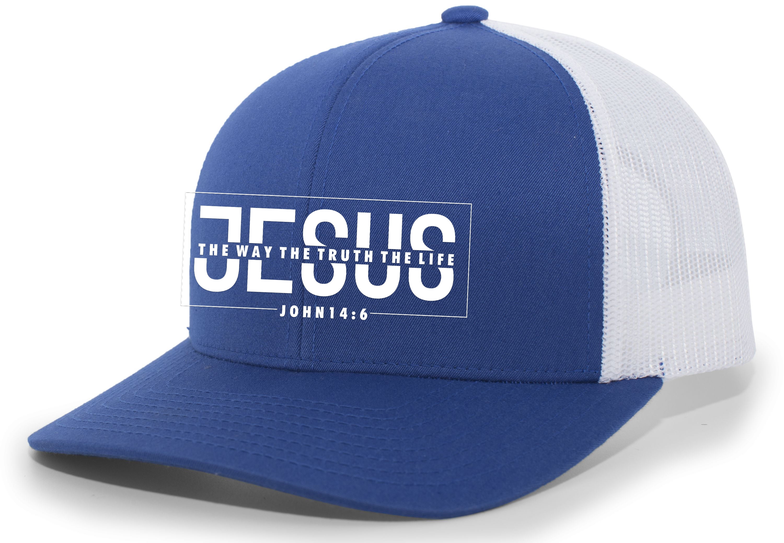 Mens Christian Hat Jesus The Way The Truth The John 14:6 Christ Faith ...