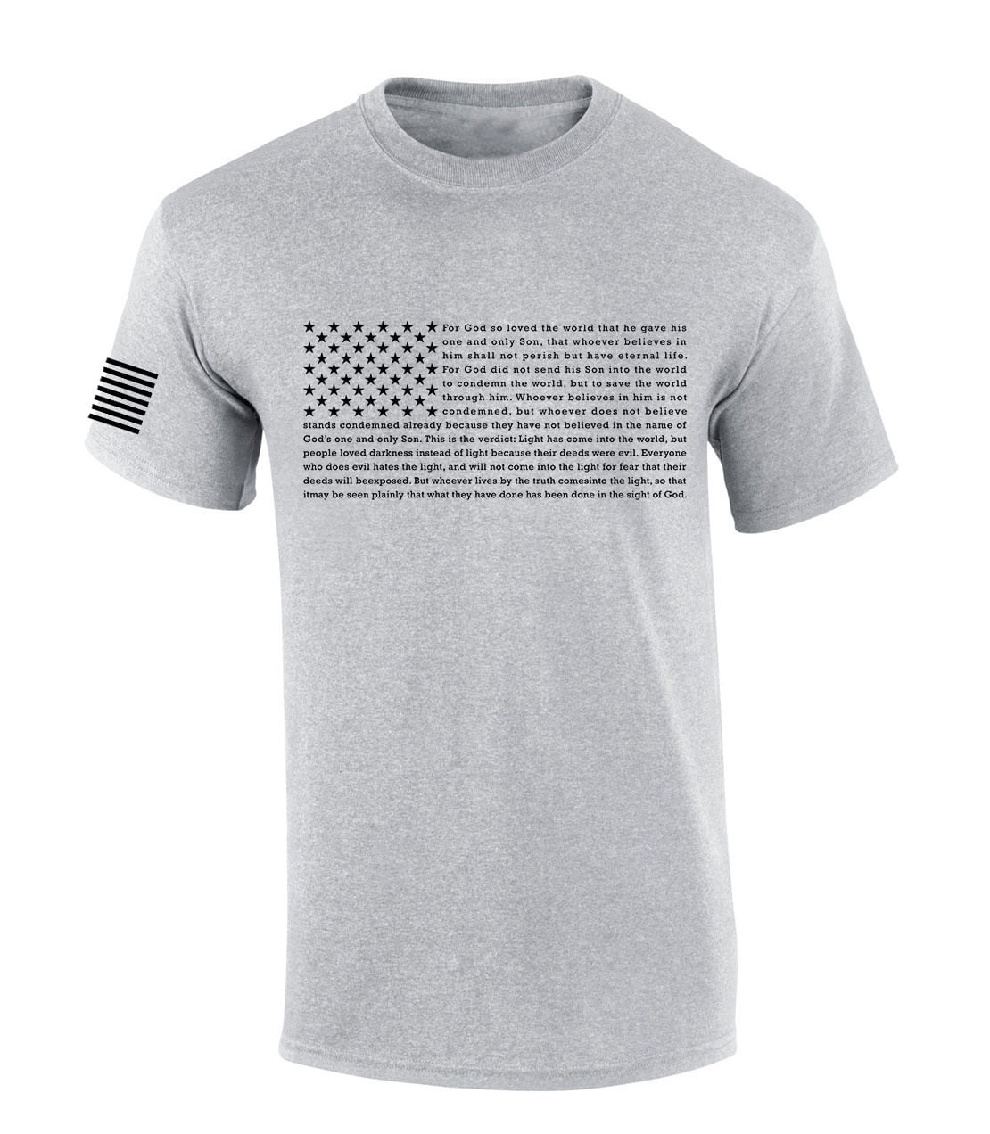 Mens Christian Shirt Patriotic American Flag John 3:16 Scripture ... Mens Christian Shirt Patriotic American Flag John 3:16 Scripture ...