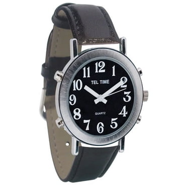 Talking Watch- Mens- 2 Voices- Bi-Color- Expansion Band - Walmart.com