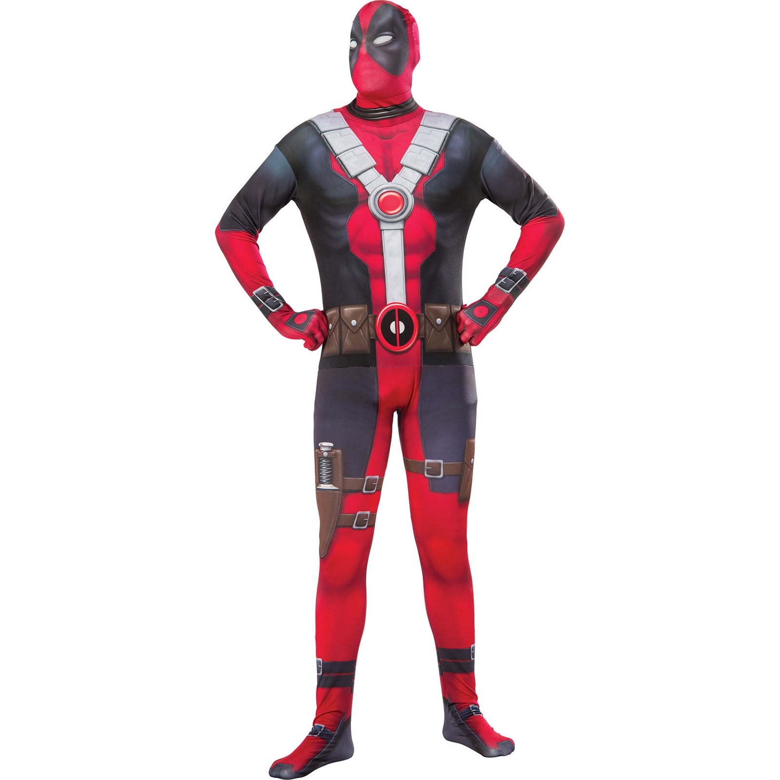 Mens Classic Deadpool 2Nd Skin Halloween Costume - Walmart.com