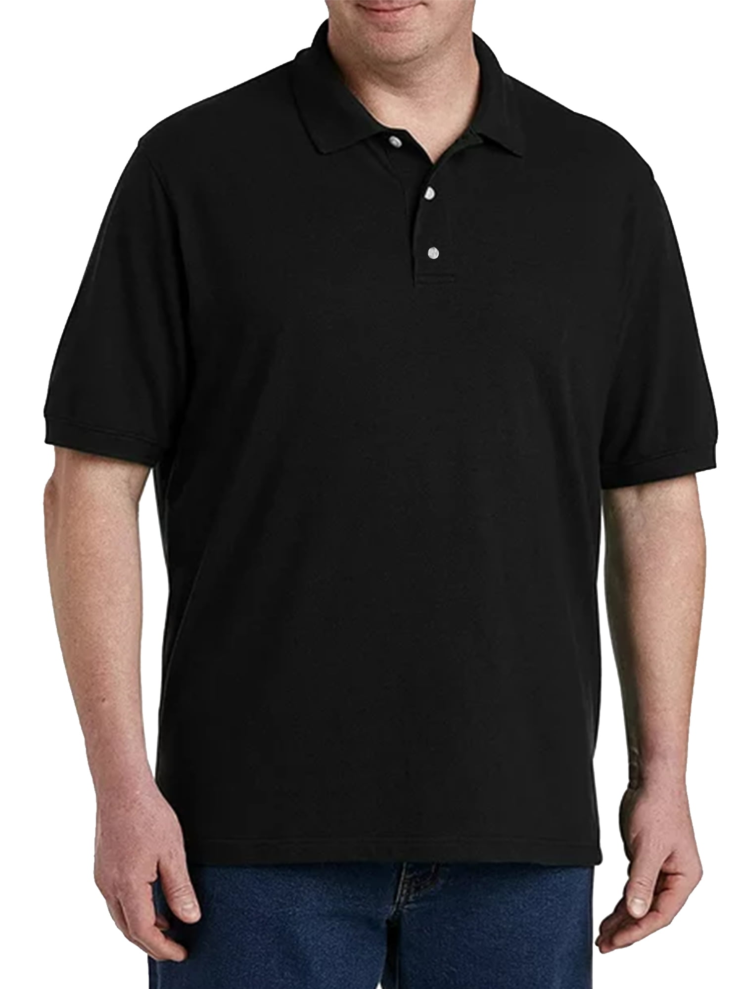 Mens Classic Extended Sizing Pique Polo Shirts (3XL-5XL) - Walmart.com