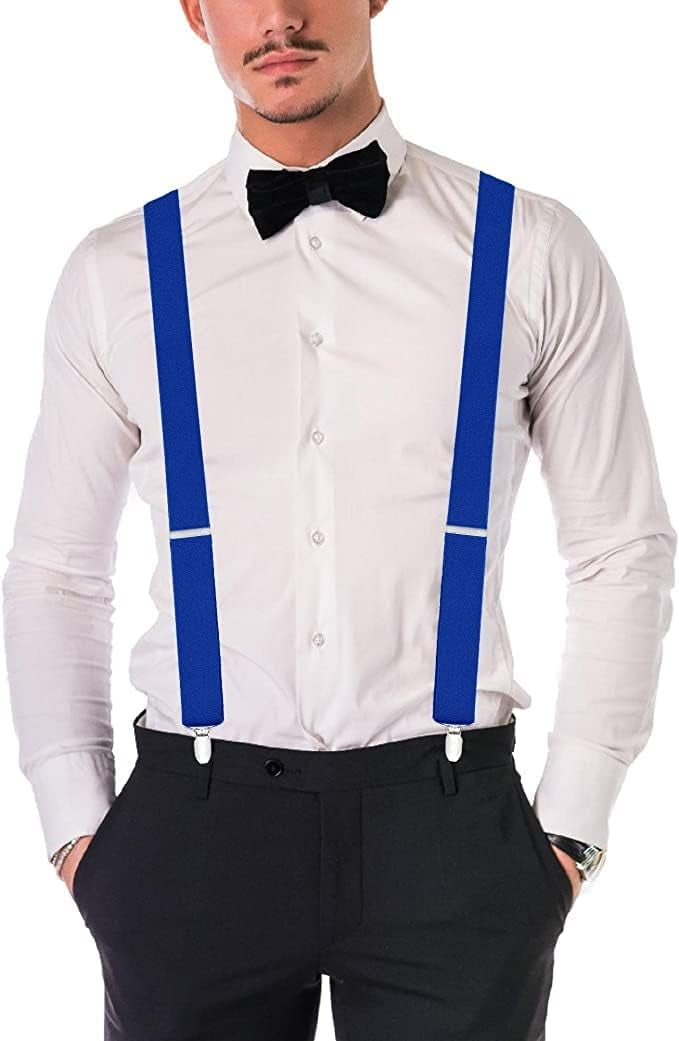 Mens Classic Vintage Retro Trouser Braces Suspenders Wide Braces Heavy ...