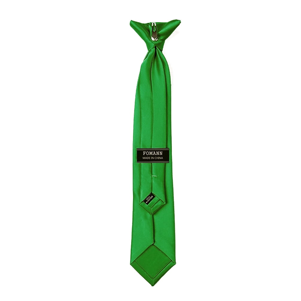 Mens Clip on Ties Solid Uniform Clip-on Neck Ties for Police and ...