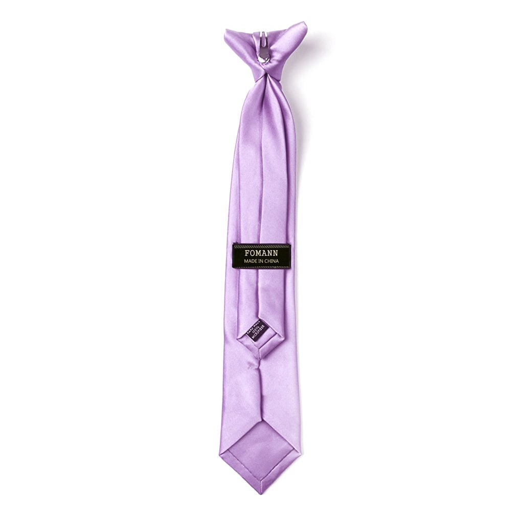 Mens Clip on Ties Solid Uniform Clip-on Neck Ties for Police and ...