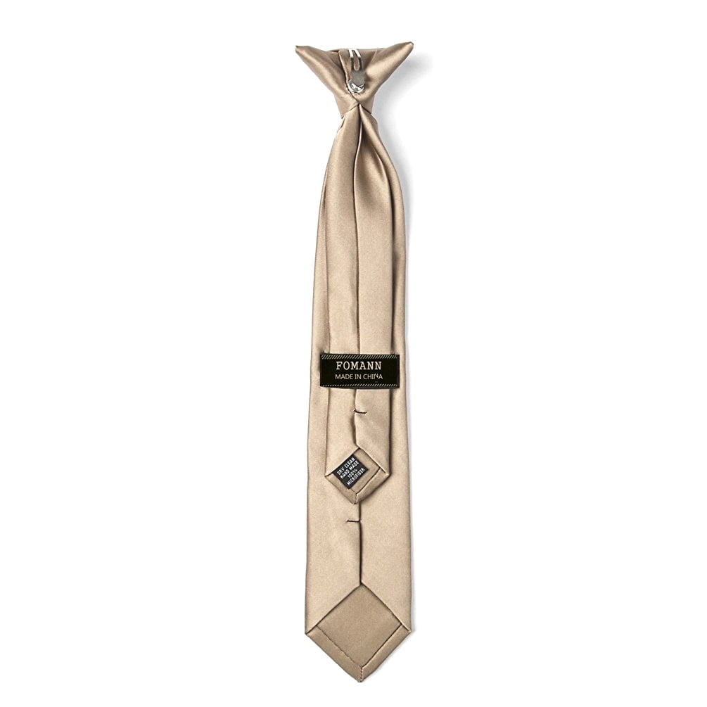 Walmart Men's Long Necktie Clip-On, Solid Uniform Pullaway Ties for ...
